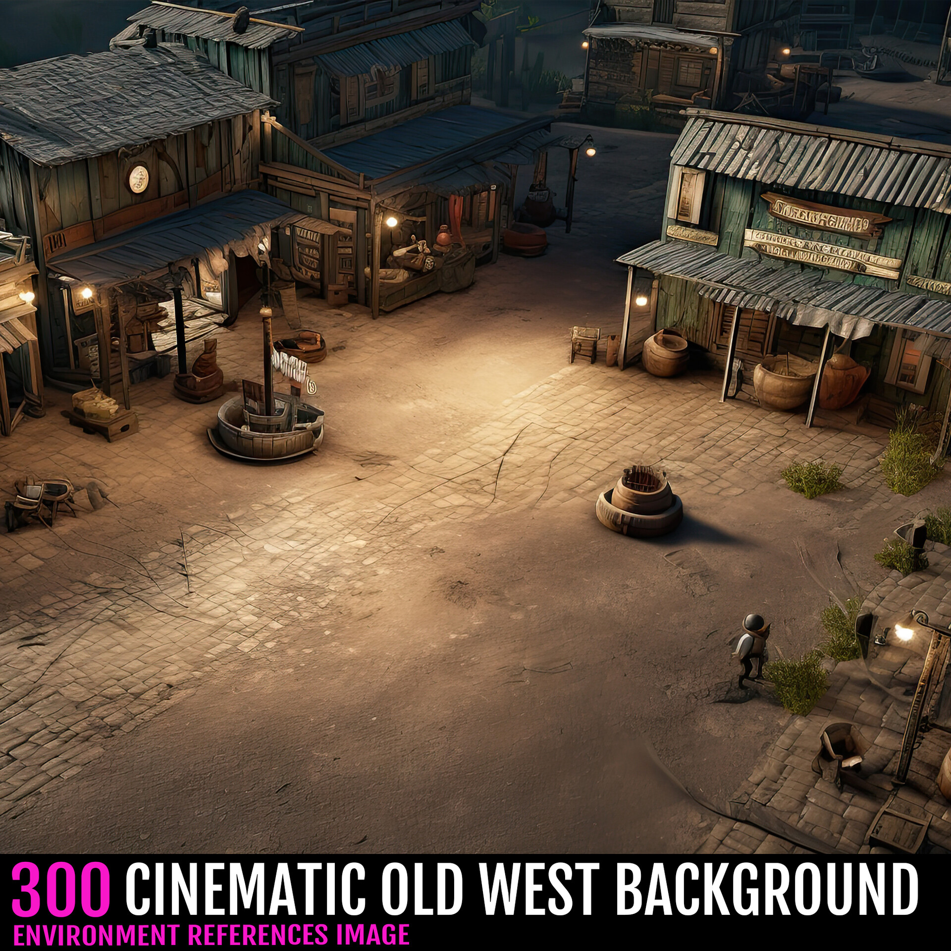 ArtStation - 300 CINEMATIC OLD WEST BACKGROUND / 4K