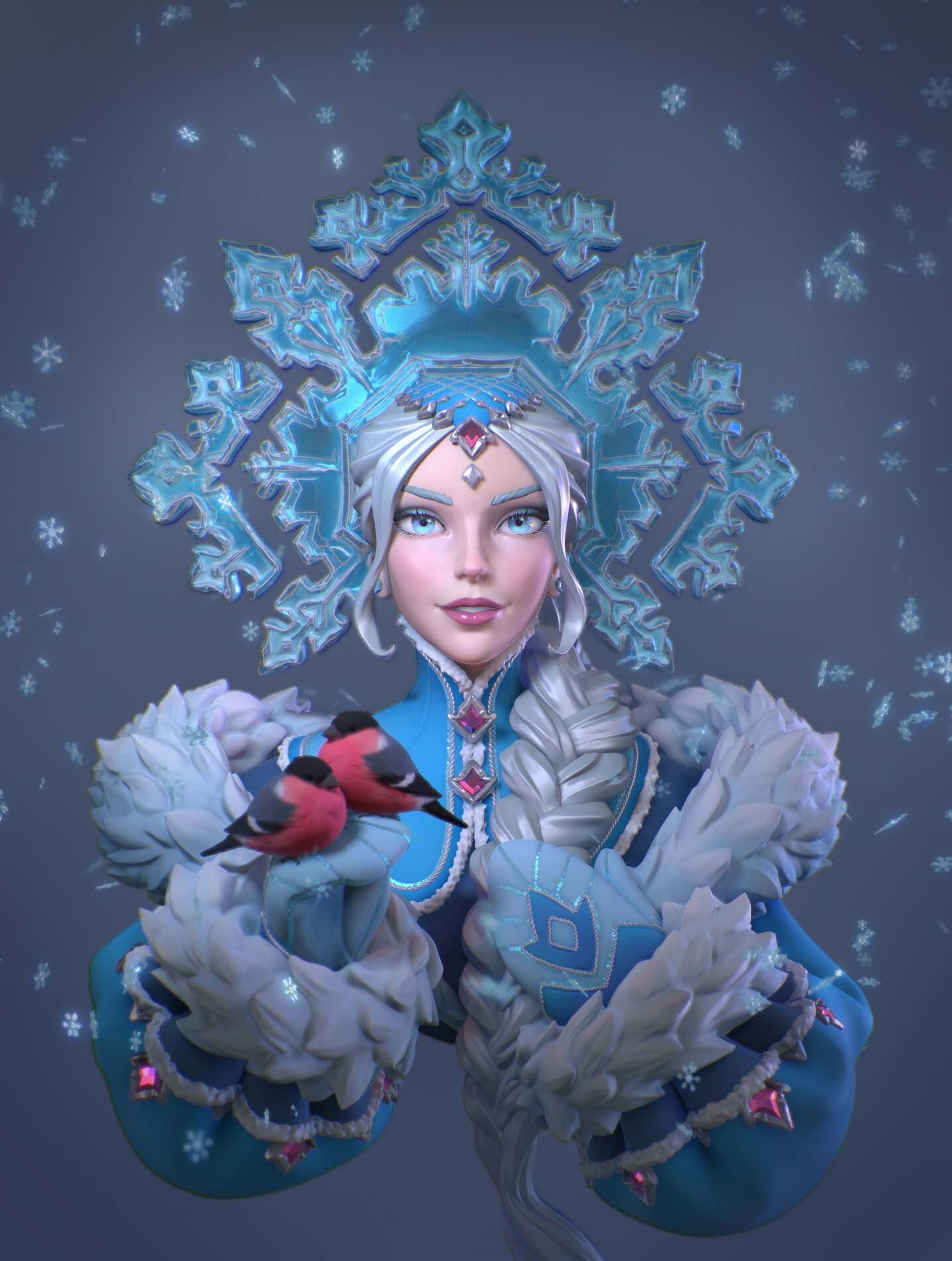 ArtStation - Snow Maiden