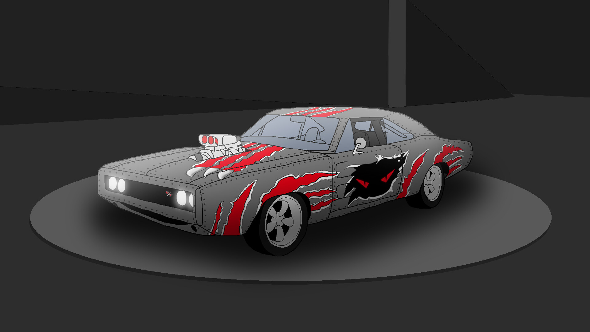 ArtStation - Fast and Furious: Heat Rush - 1970 Dodge Charger Steel