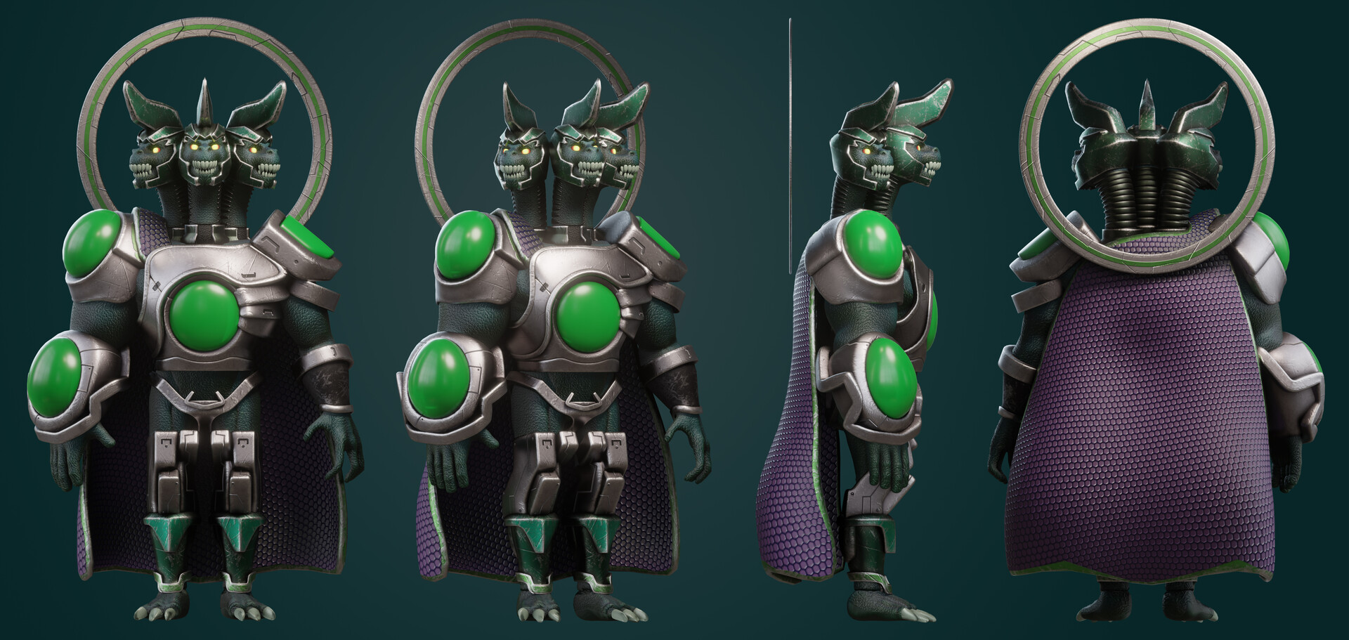 ArtStation - 3D Character General Dragon