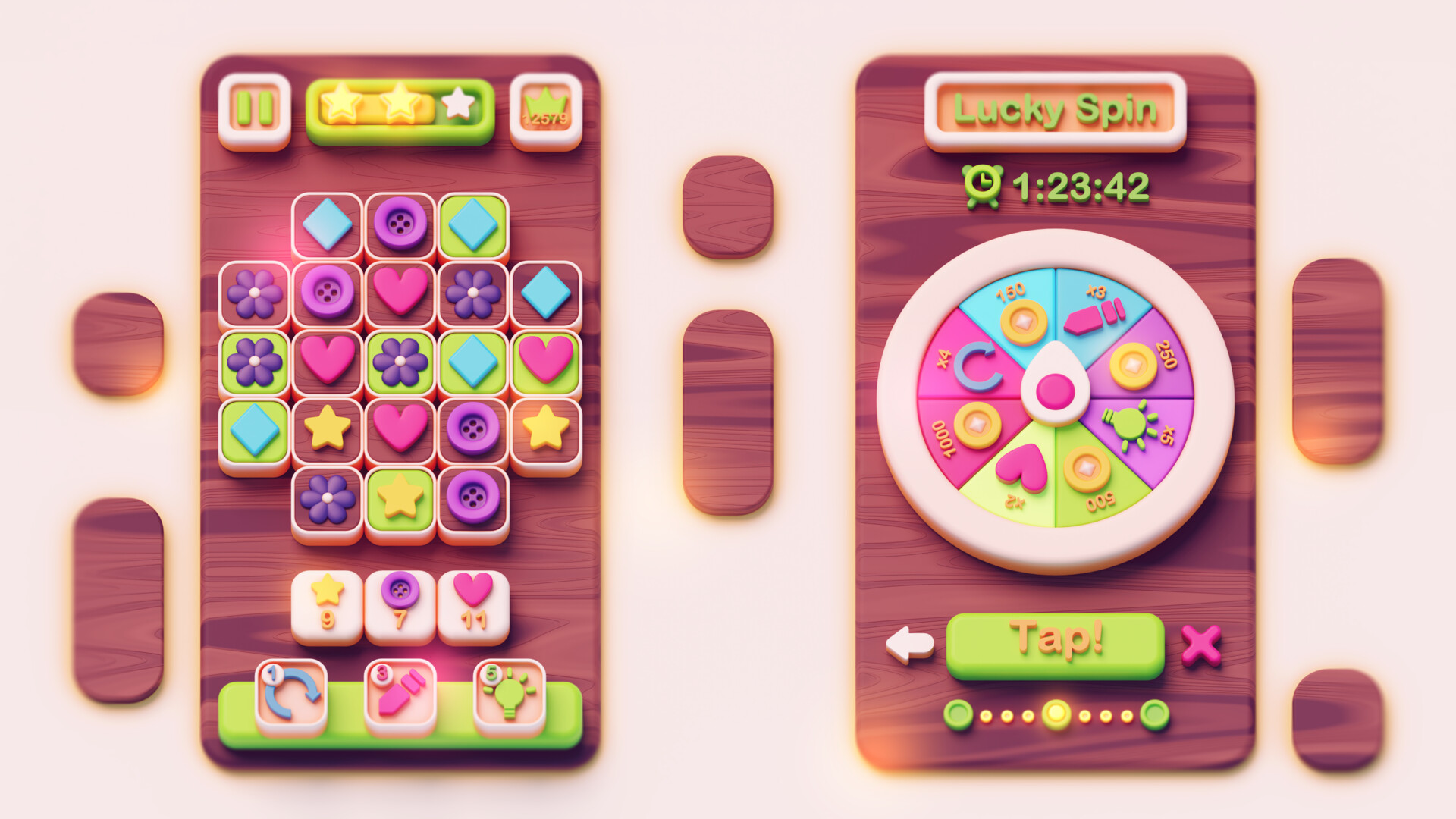 ArtStation - Match 3 Game Level