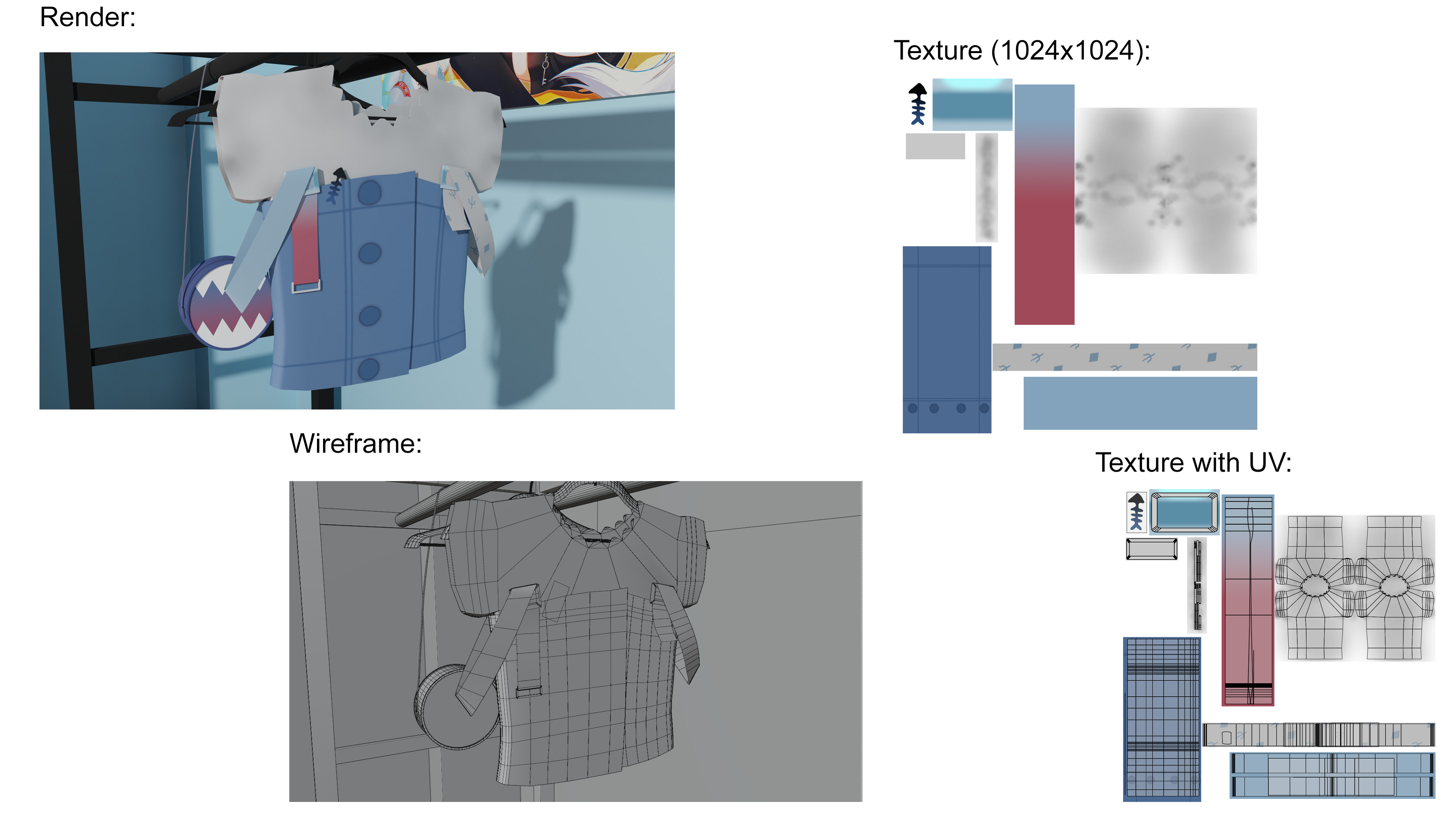 Chase Yamaguchi - Gawr Gura 3D Room Recreation