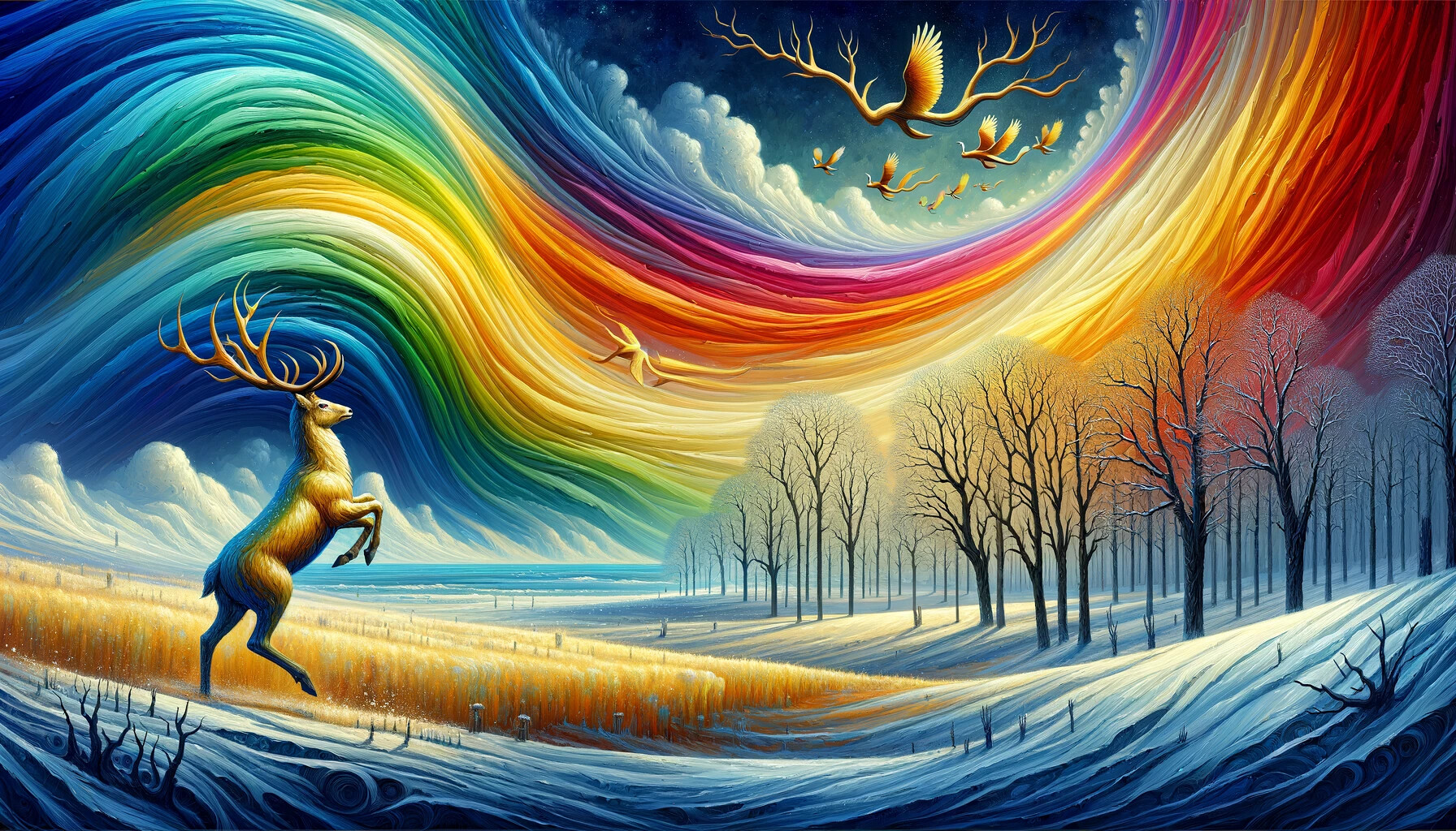 ArtStation - Whimsical Deer Delight