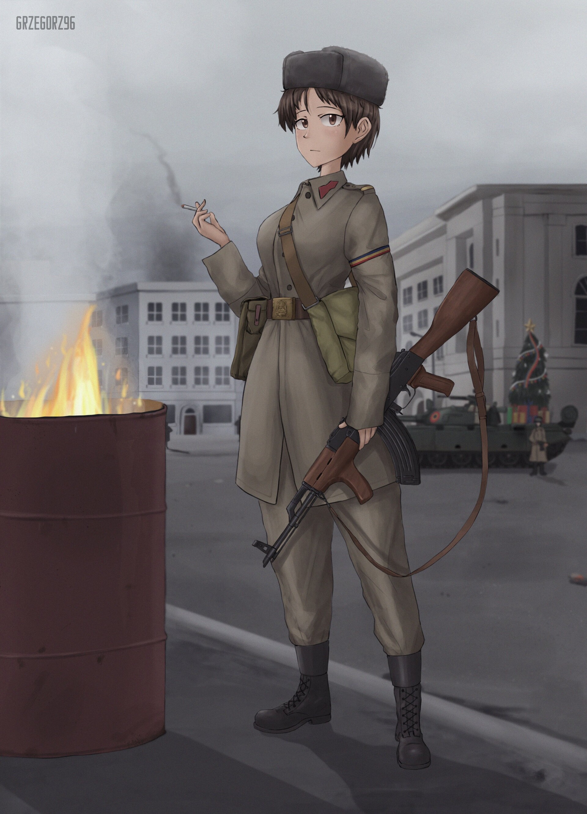 ArtStation - Romania Christmas 1989