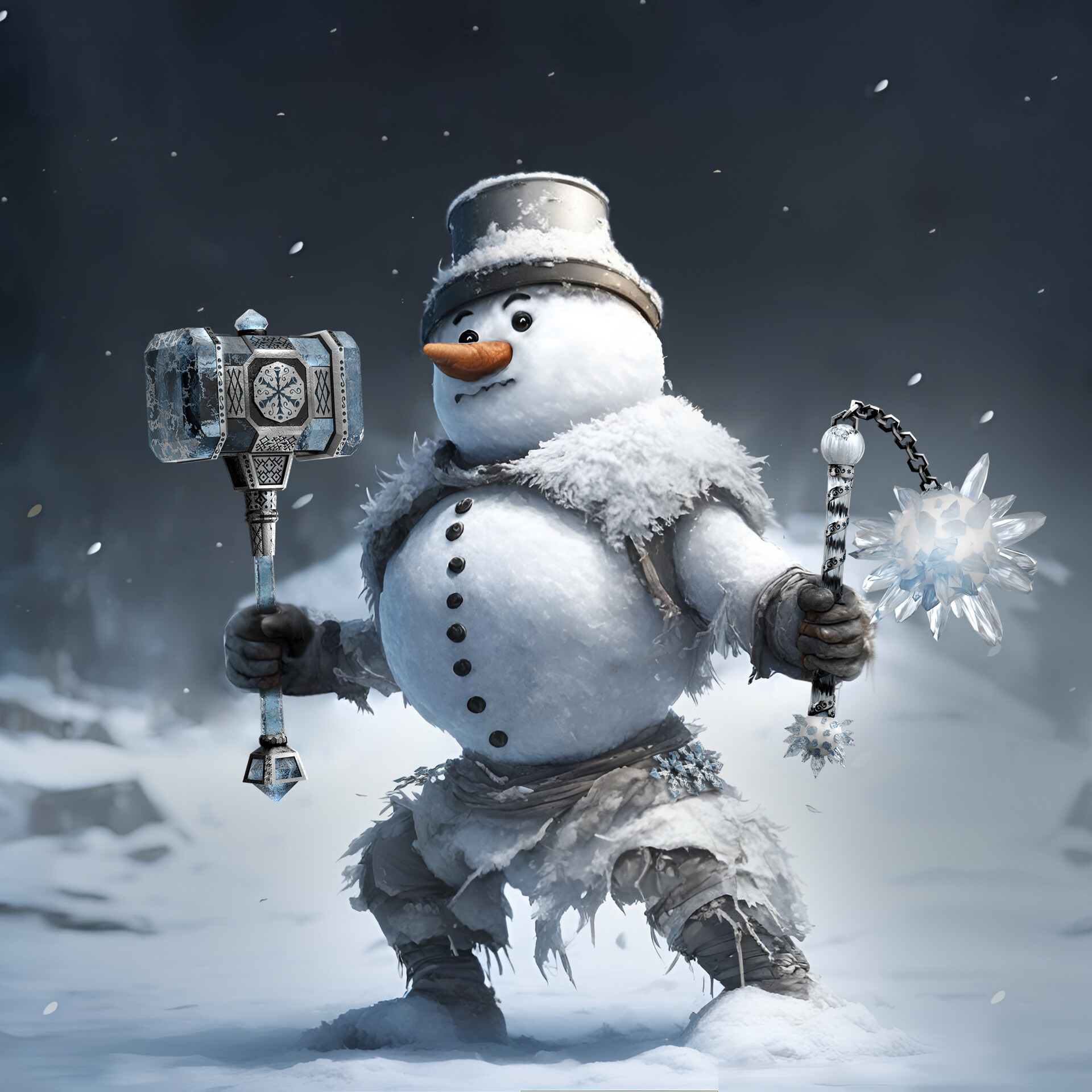 ArtStation - Snow hammer