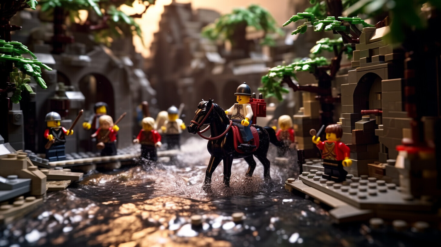Concept Art - +360 Lego Medieval Environment Concept (4k) | Vol_96