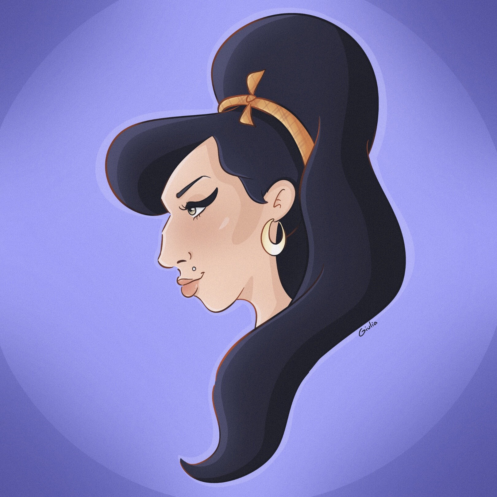 ArtStation - Amy Winehouse Portrait