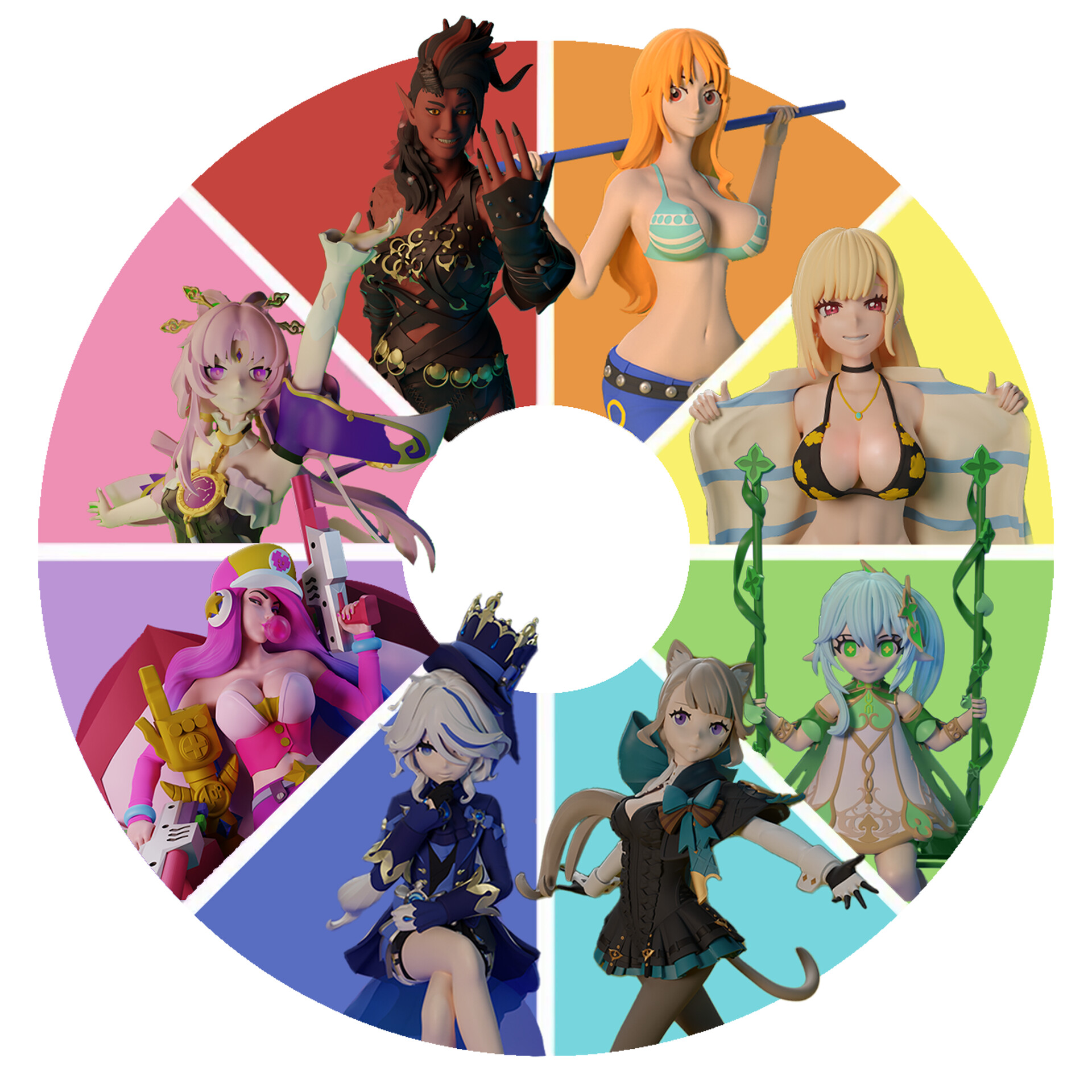 ArtStation - Color wheel challenge