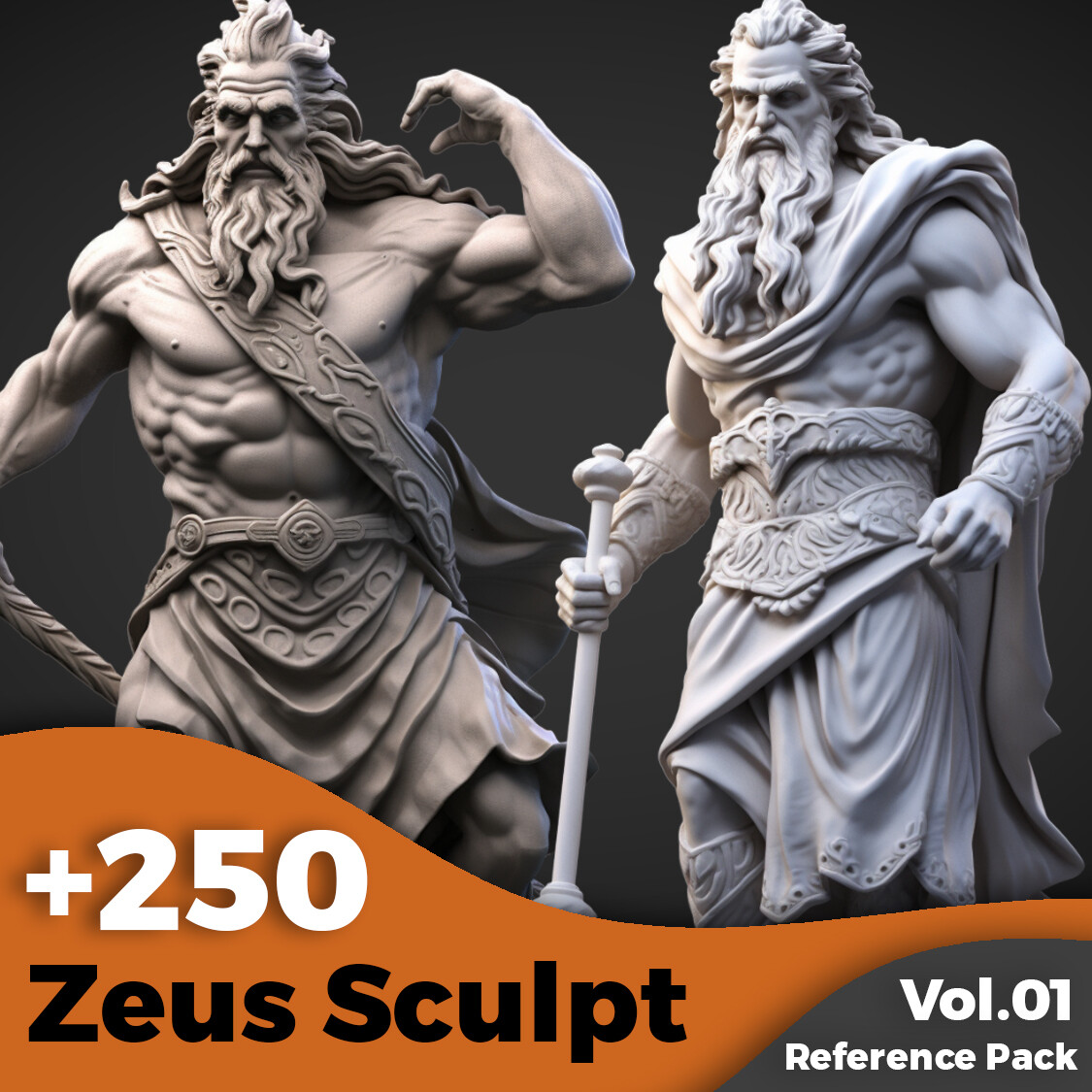 ArtStation - +250 Zeus Sculpt Concept (4k)