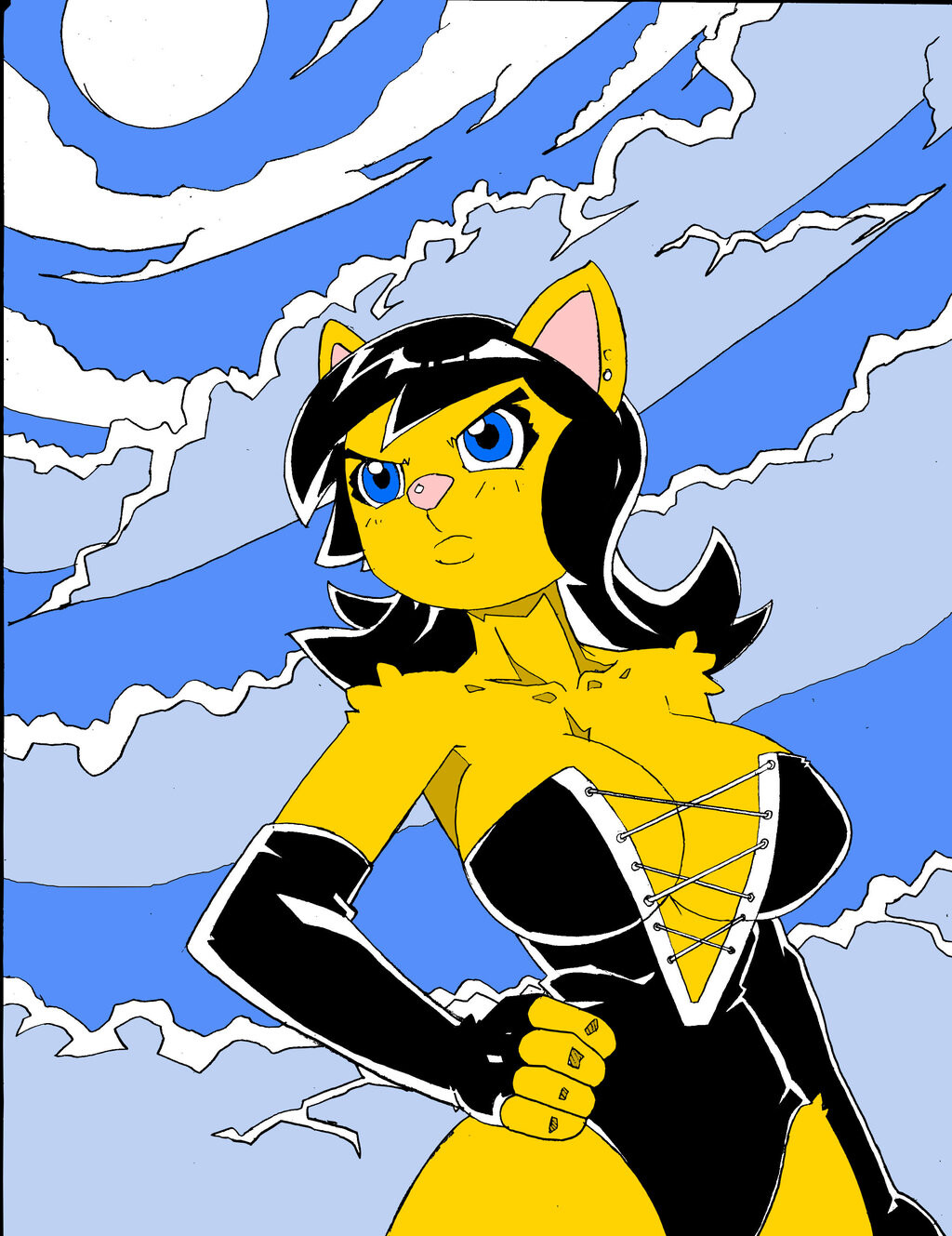 how to draw kitty katswell