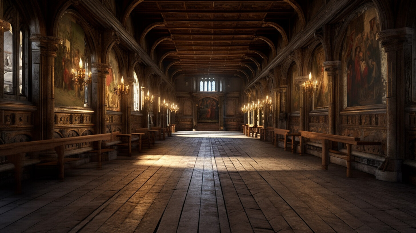 Tika Concept - +240 Medieval Hall Environment(4k) | Vol_112
