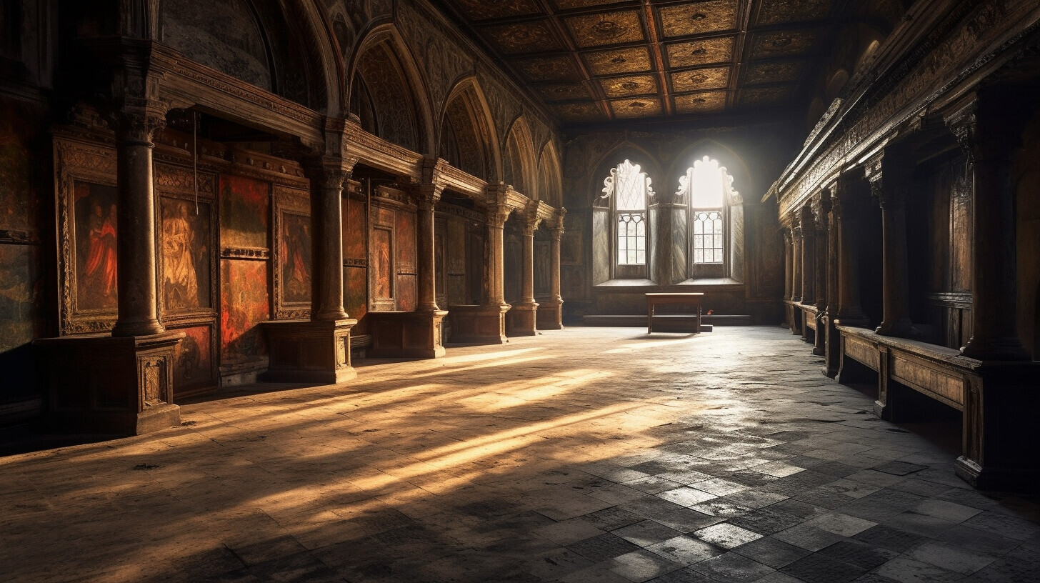 Tika Concept - +240 Medieval Hall Environment(4k) | Vol_112