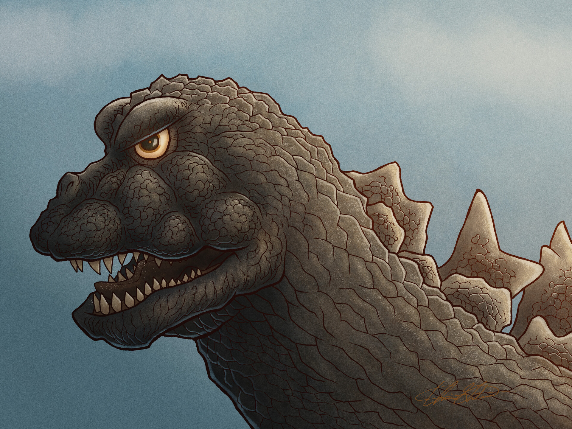 ArtStation - GODZILLA (1965)