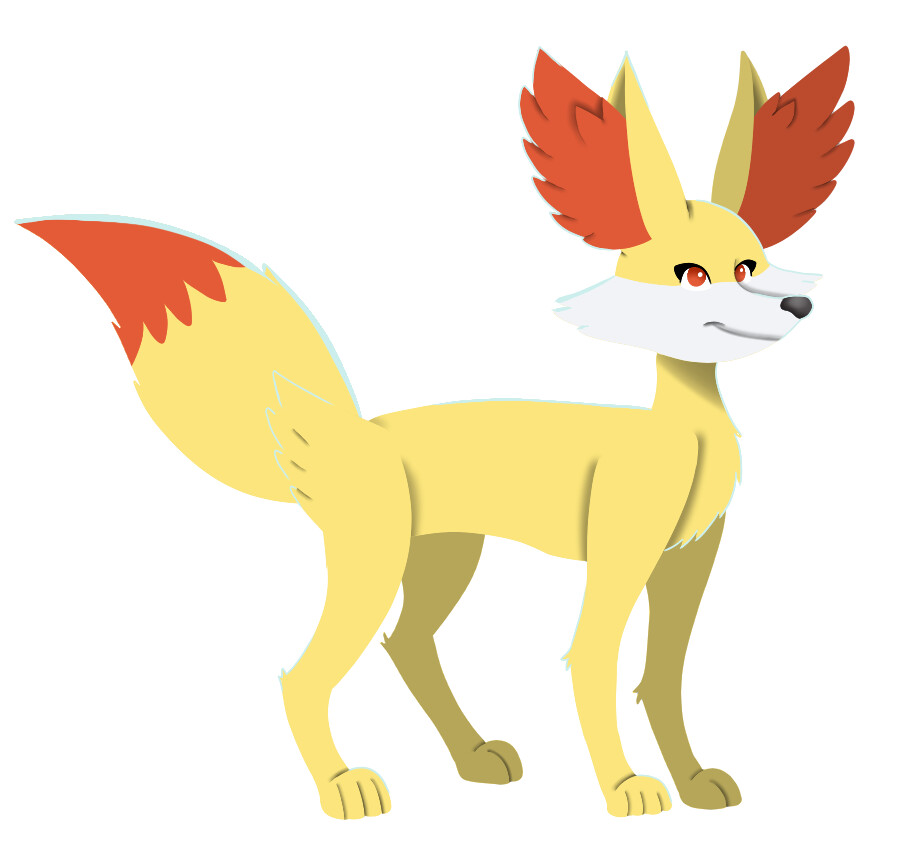 ArtStation - Fennekin (Angry Birds POP!)