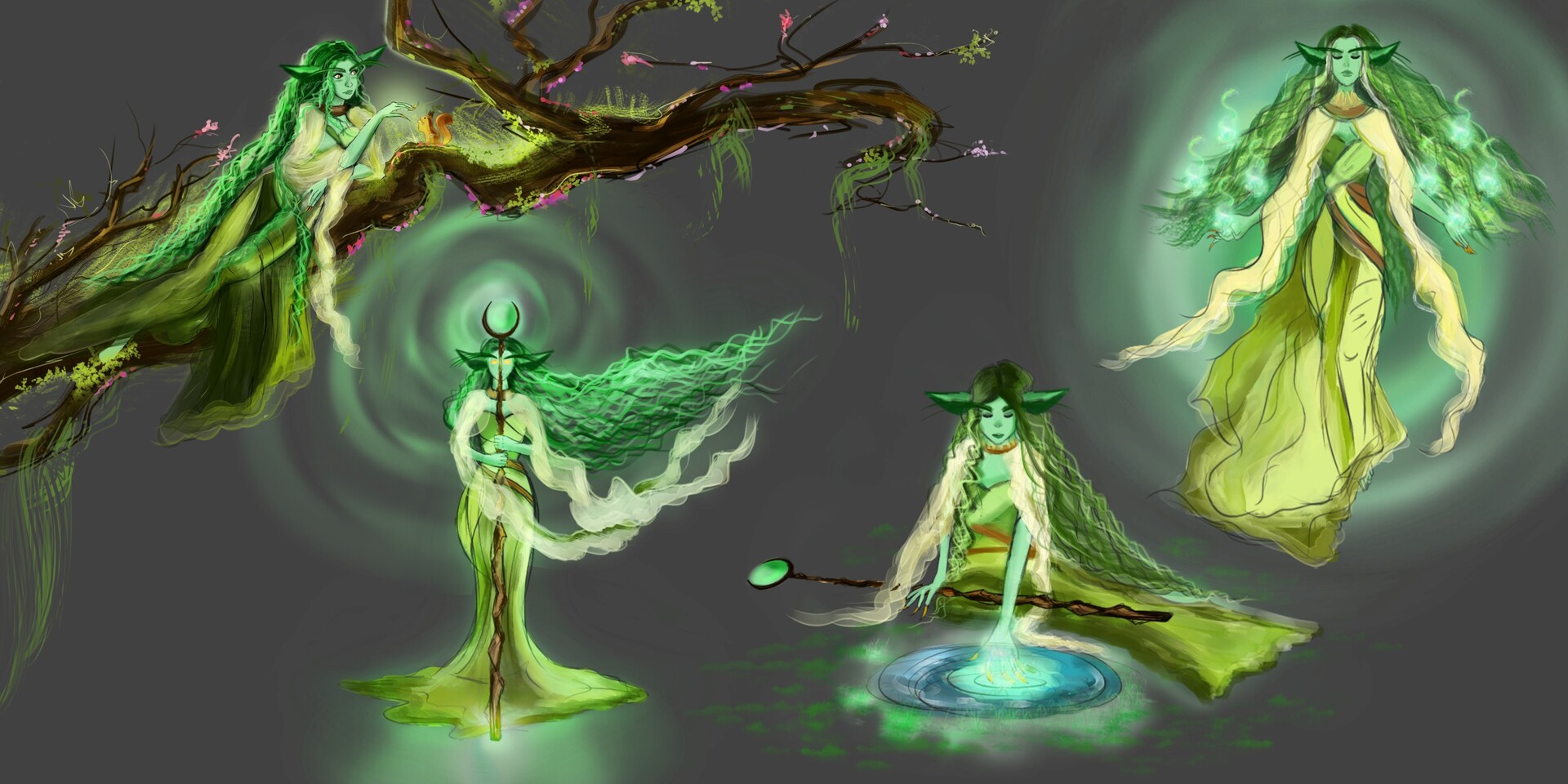 ArtStation - Cheza, goddess of nature