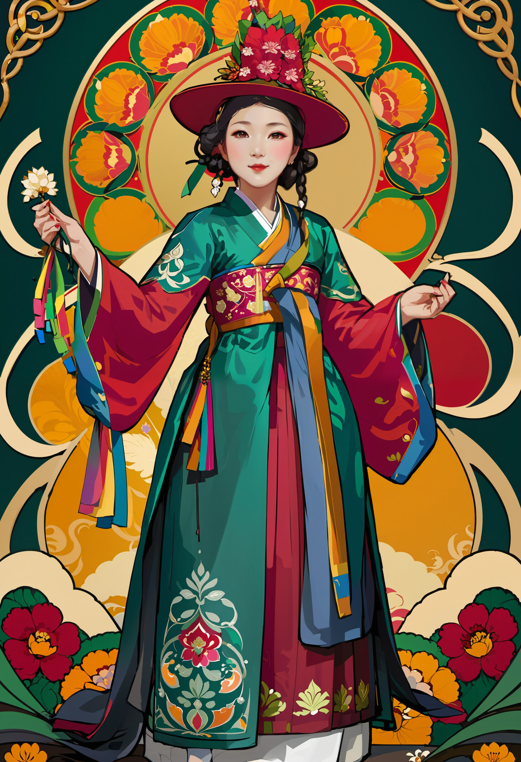 ArtStation - Hanbok - The Magician in Tarot card