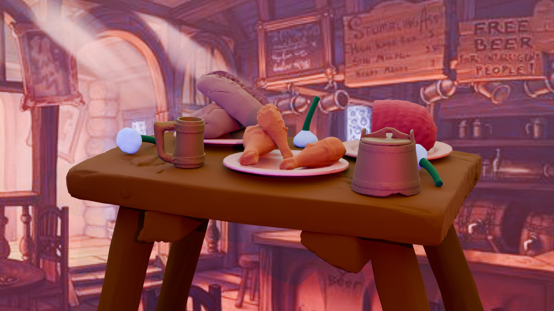 Vladislav Maltabar - A medieval holiday created with Quixel Bridge