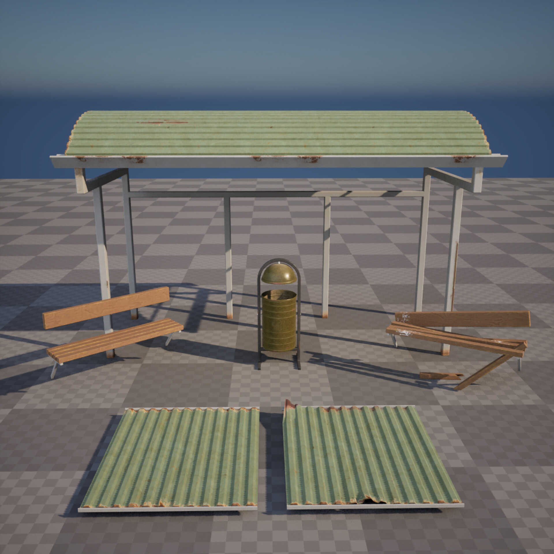 Mikhail Plotnikov - Bus stop