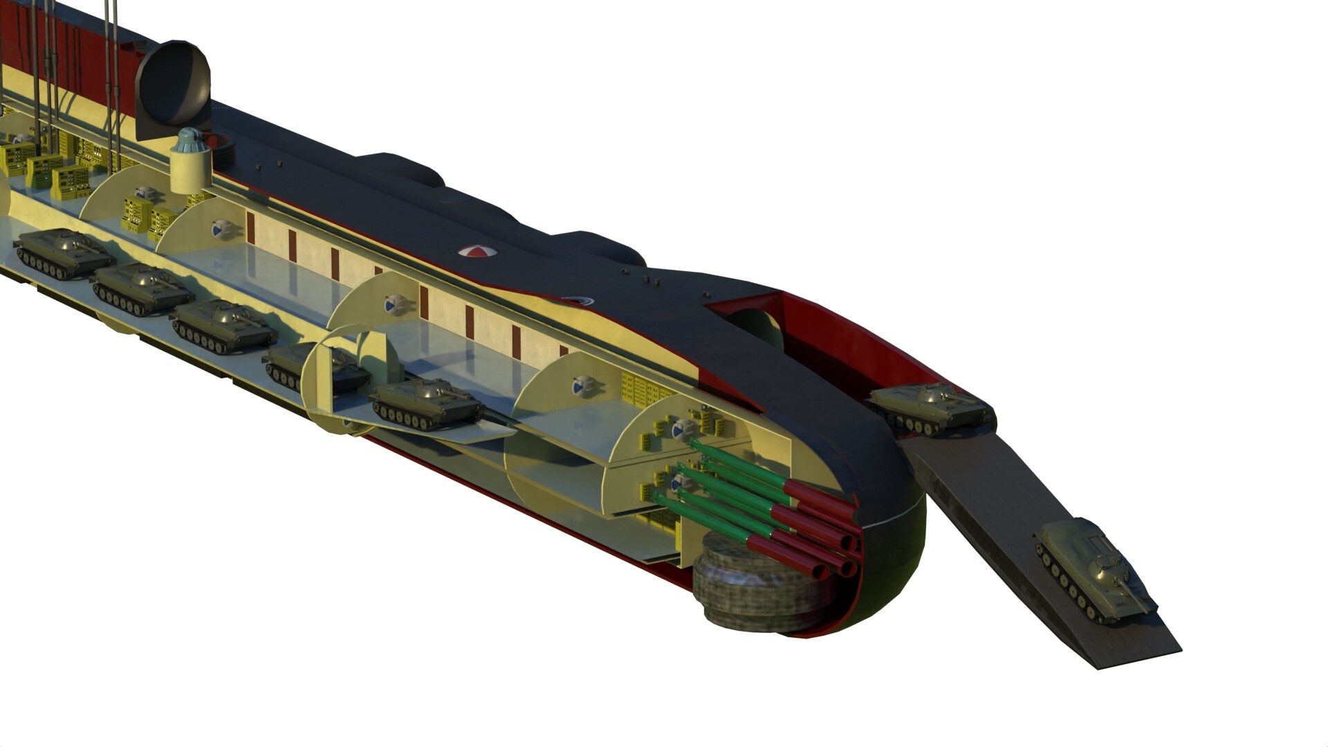 Tim Samedov - Project 717 amphibious Transport Submarine