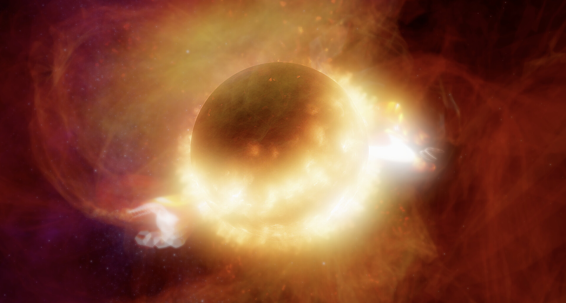 Salvatore Orlando - A massive stellar eruption in a red supergiant