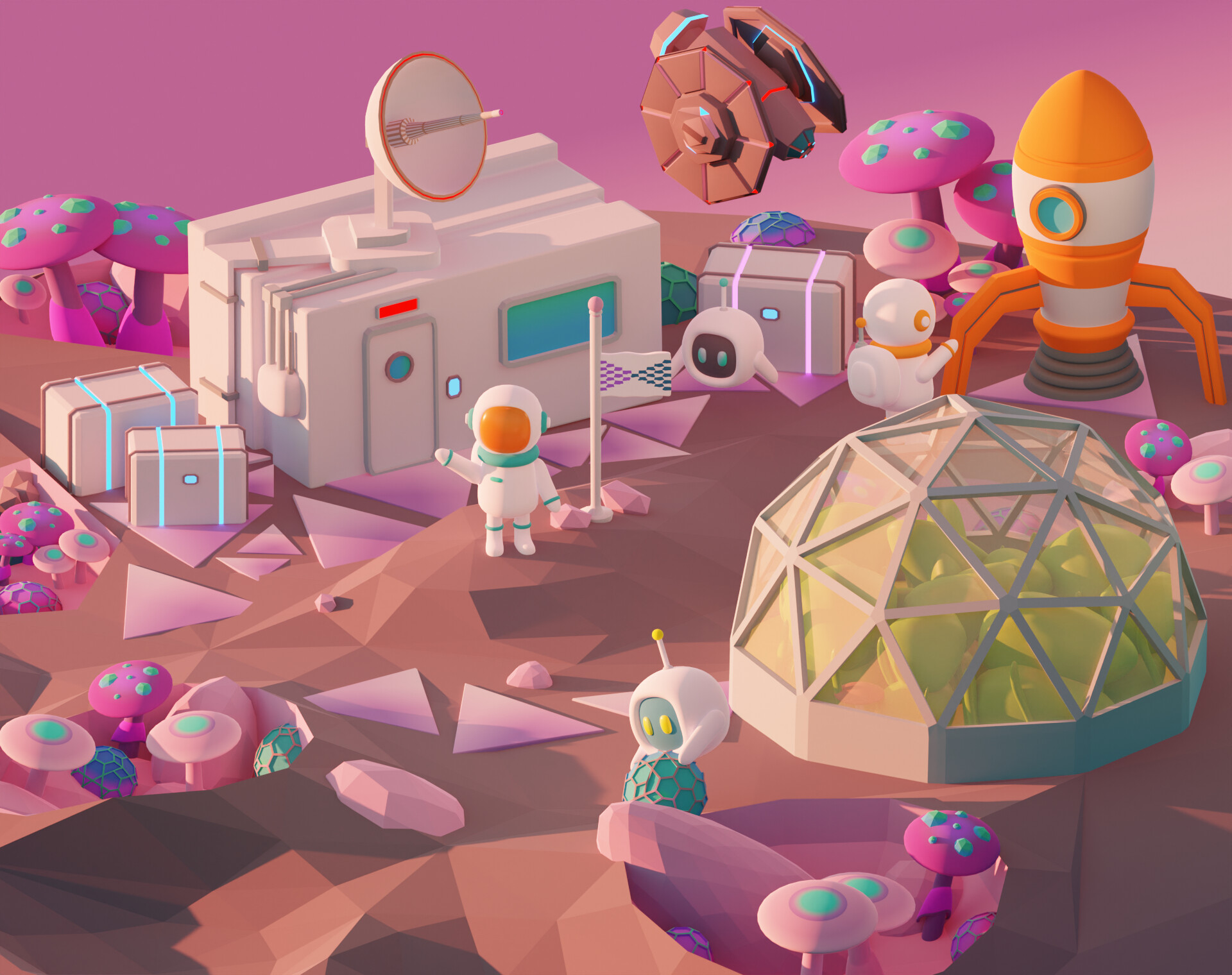 ArtStation - Lunar Base