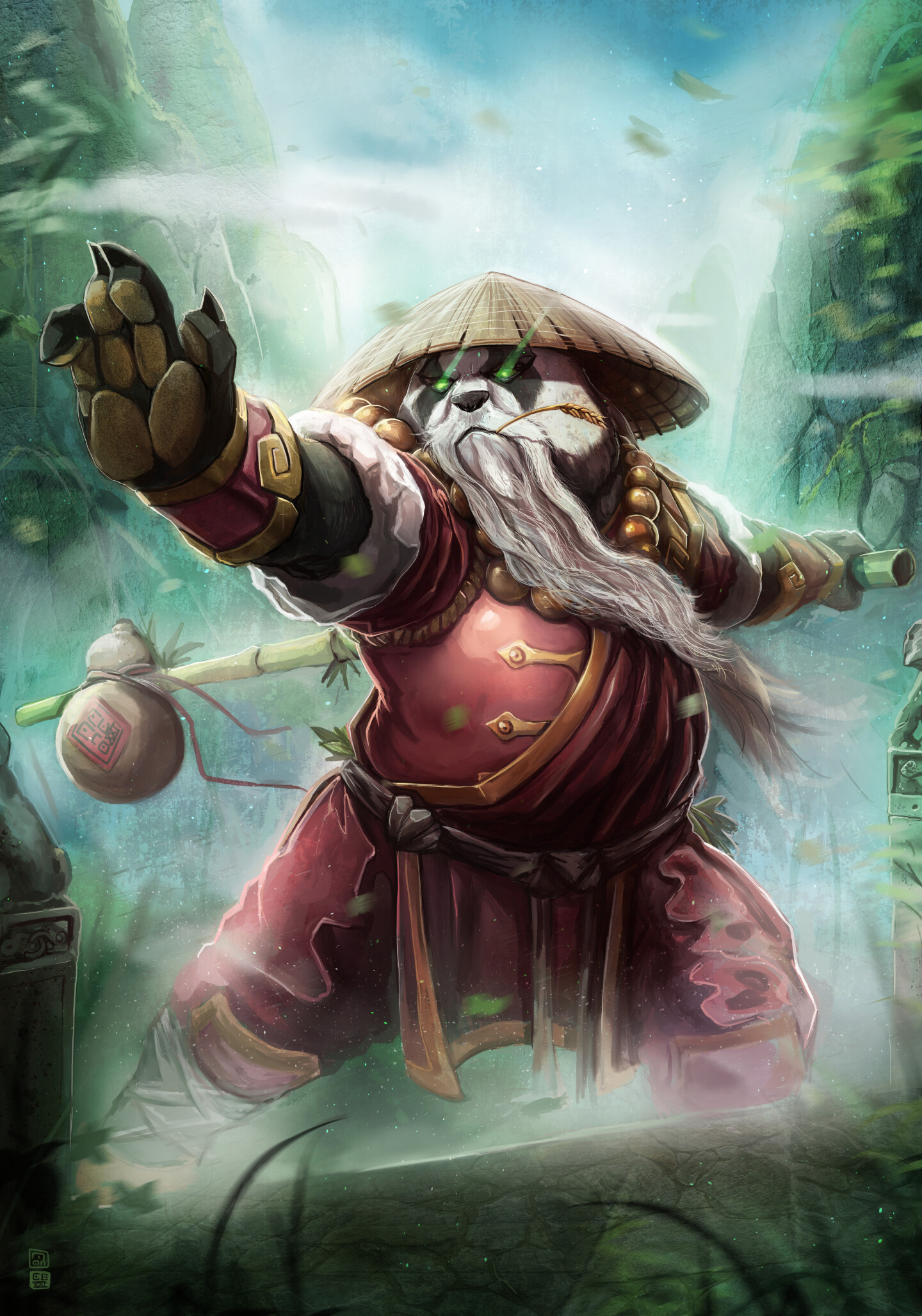 ArtStation - Panda Monk