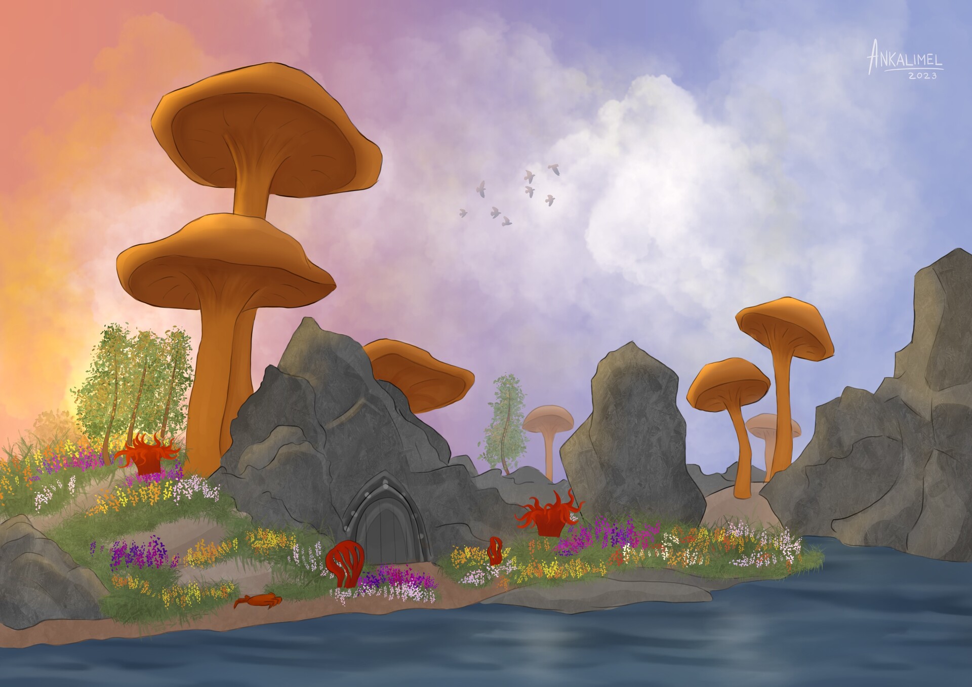 ArtStation - Vvardenfell landscape