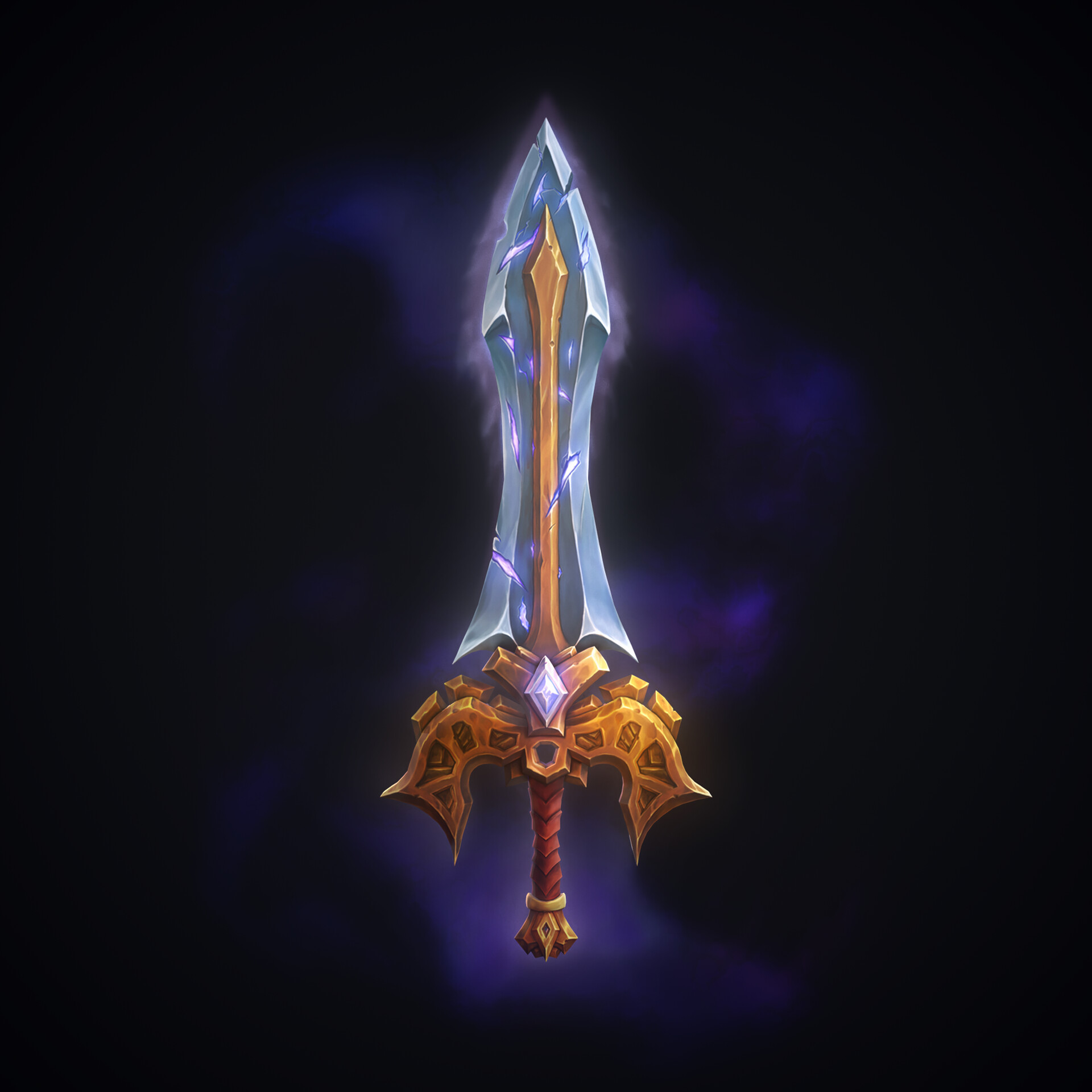 ArtStation - Hand painted sword