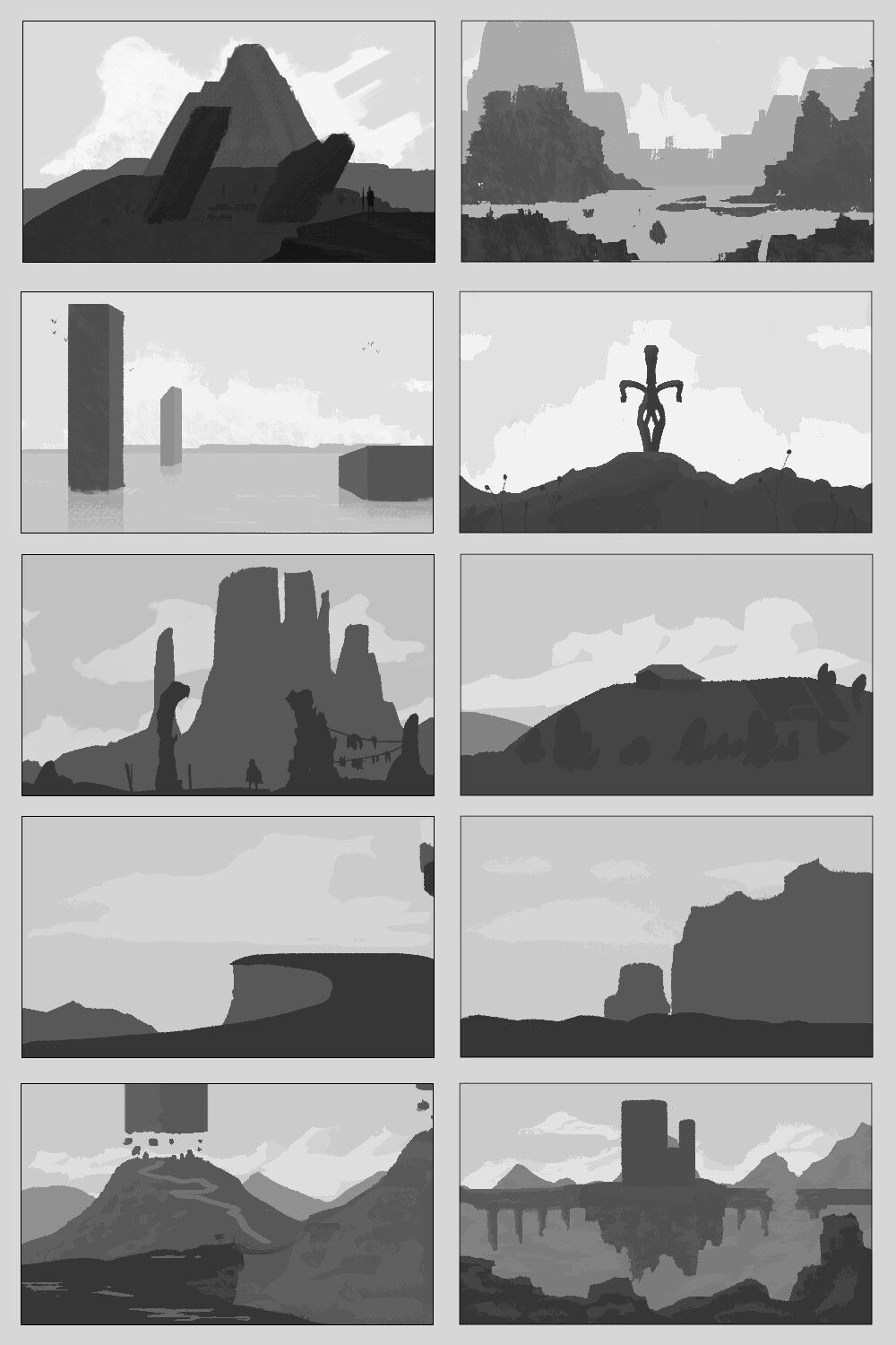 ArtStation - thumbnail practices #1