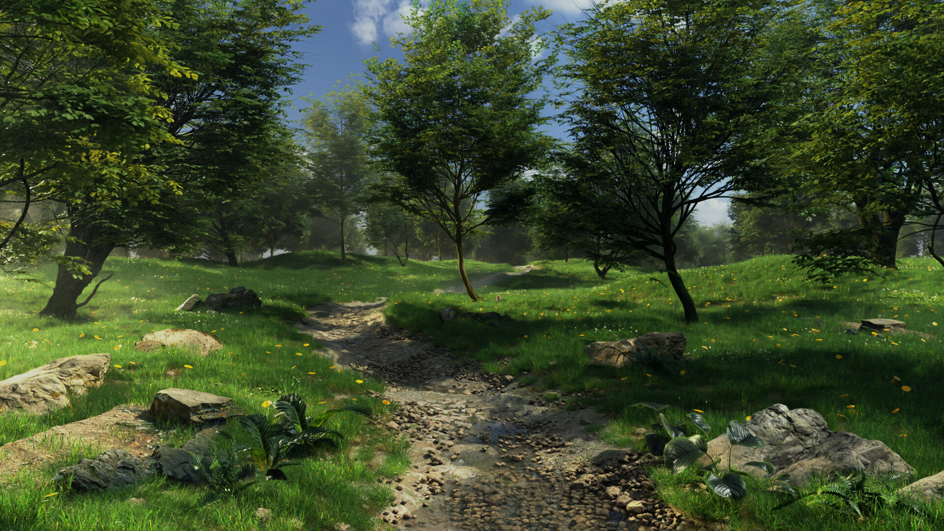 ArtStation - ENVIRONMENT: Forest trail