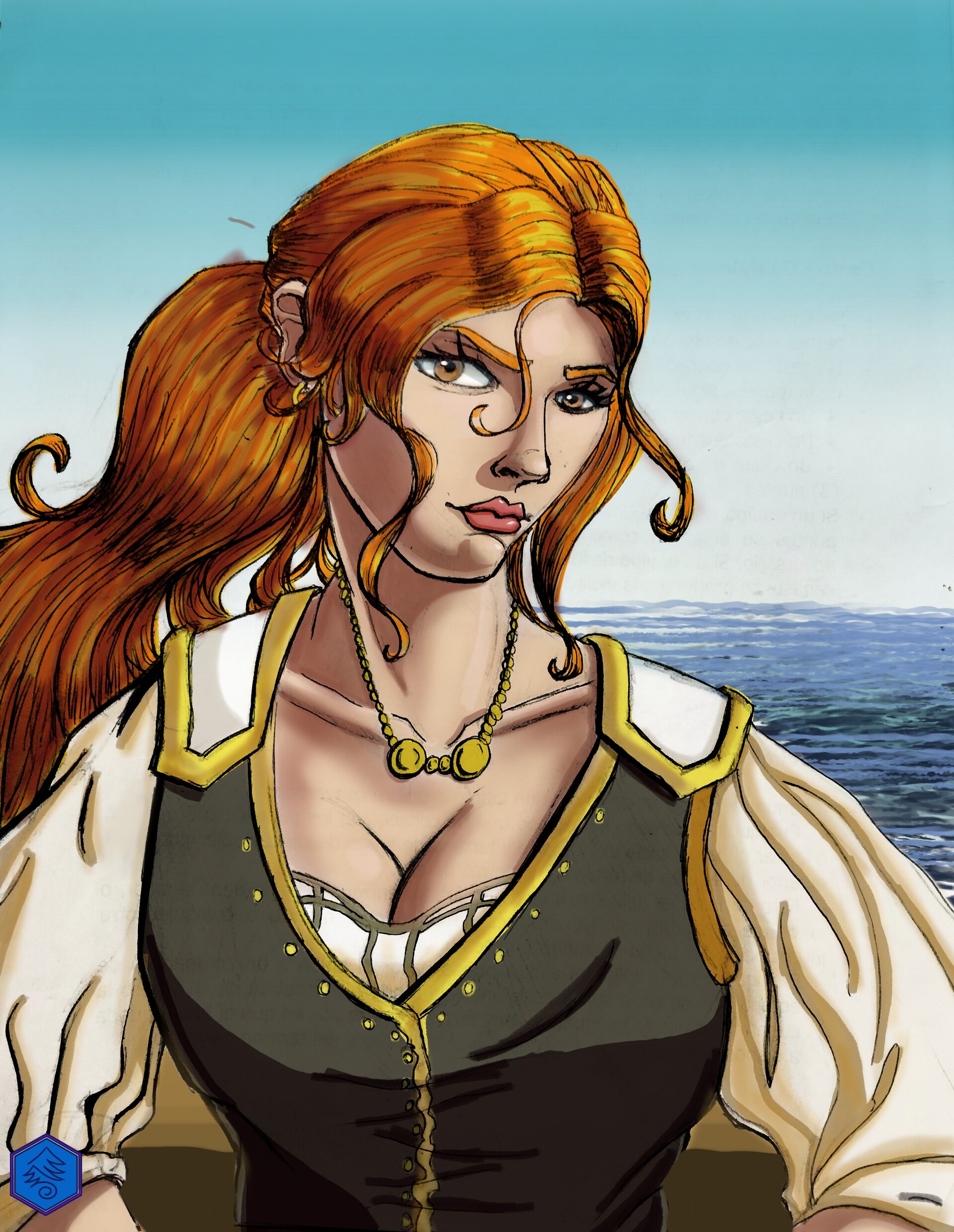 ArtStation - Dahlia the pirate