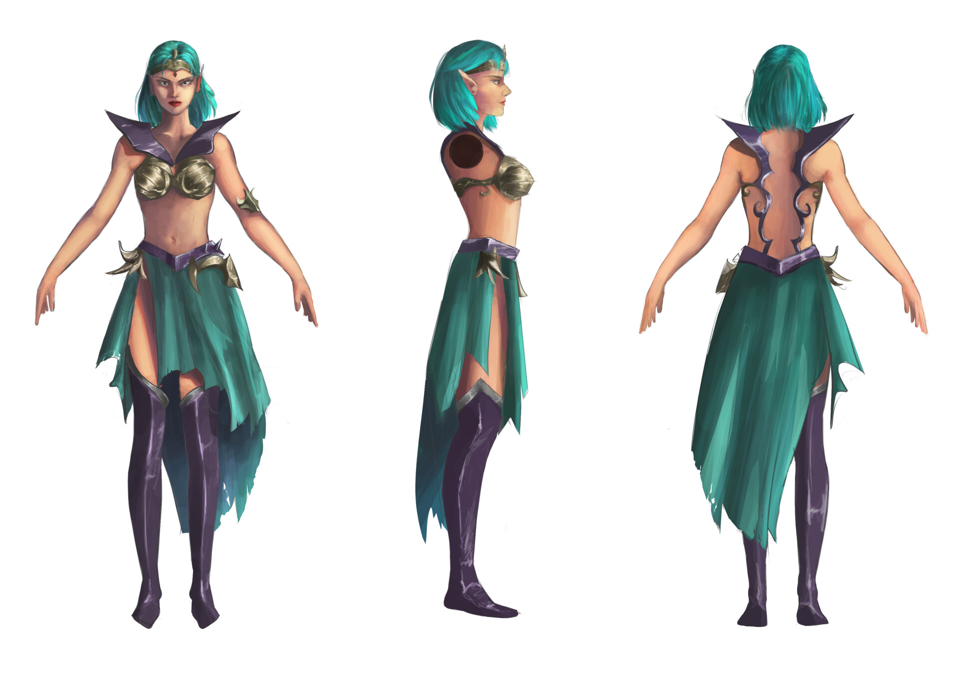 ArtStation - character sheet