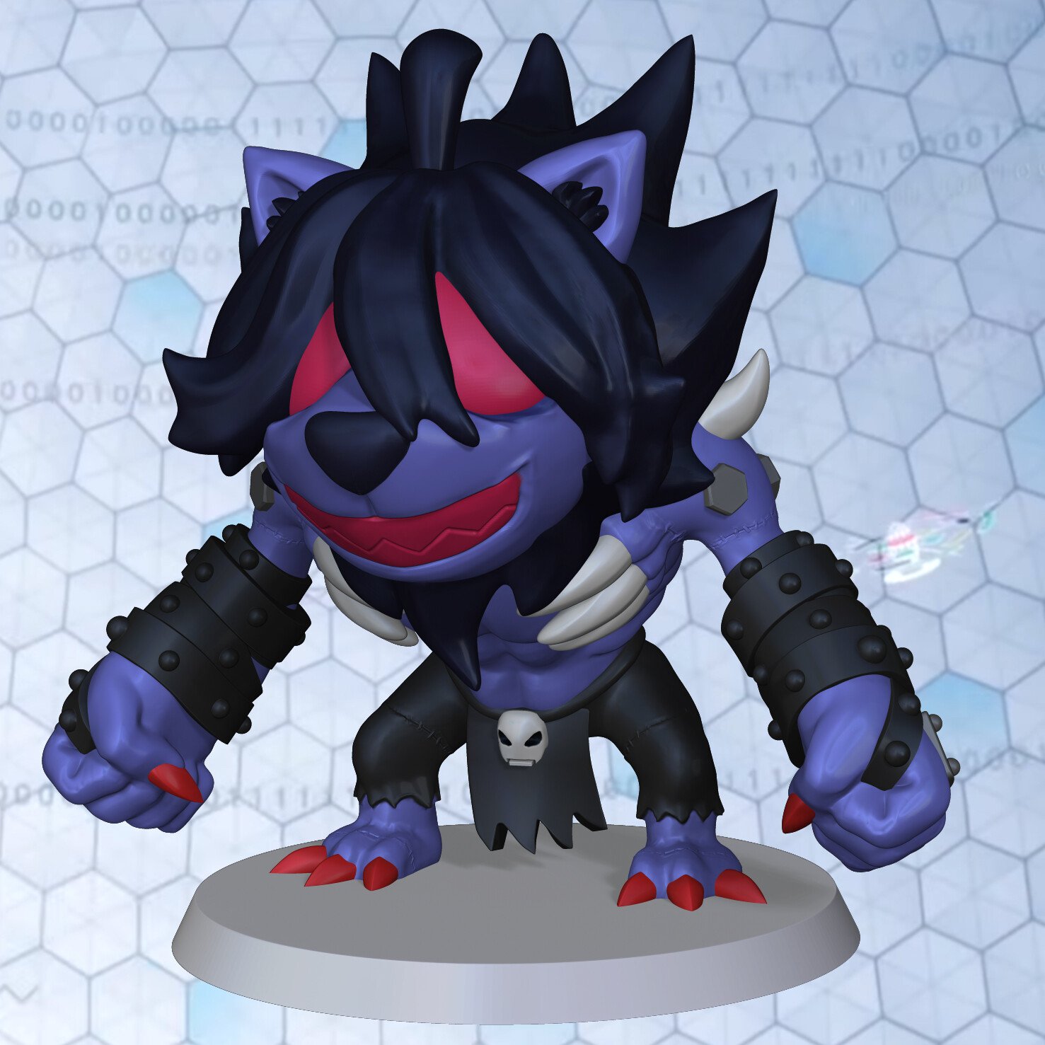 ArtStation - Madleomon Chibi Memory Counter Digimon