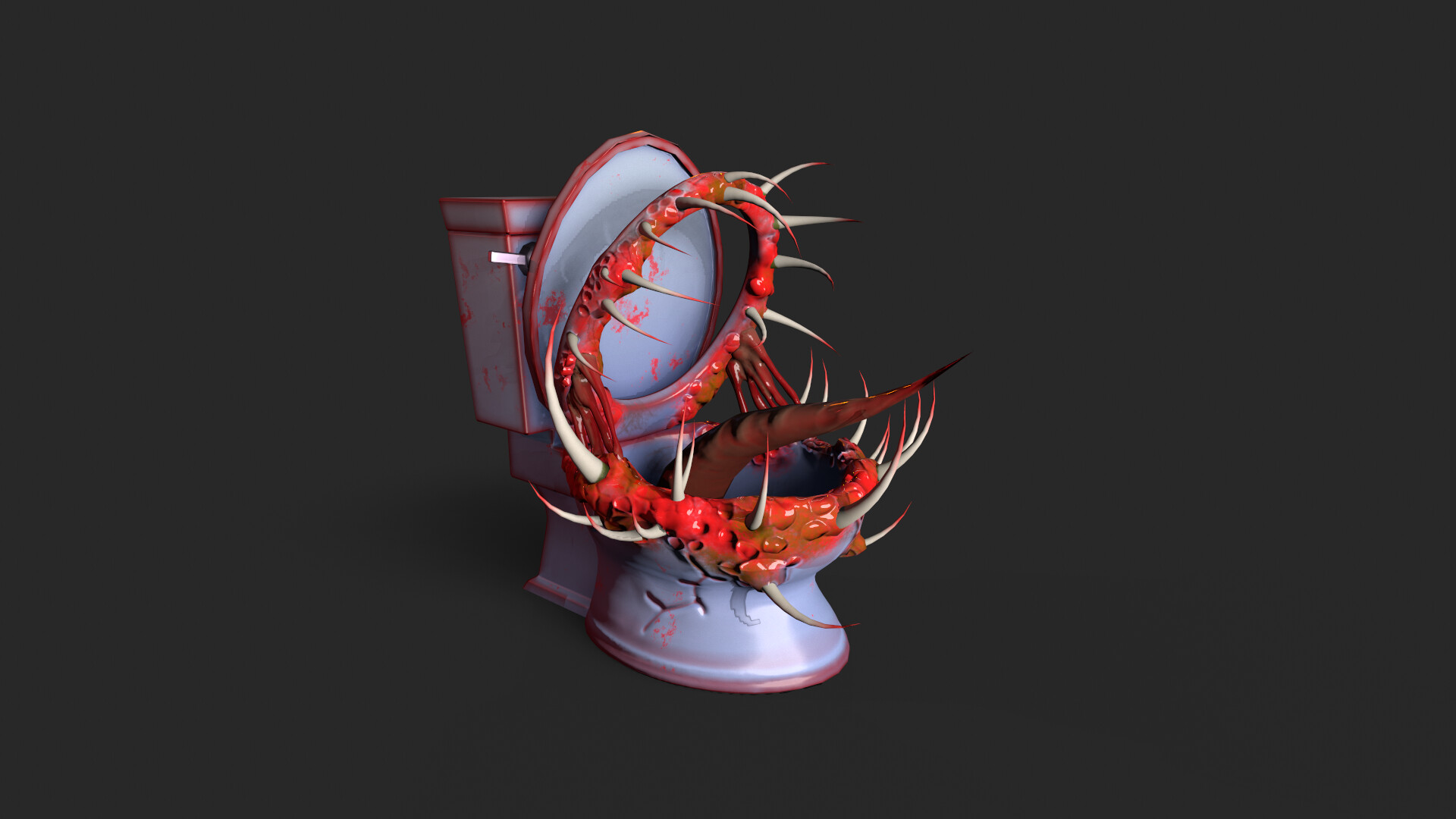 ArtStation - Devil Toilet