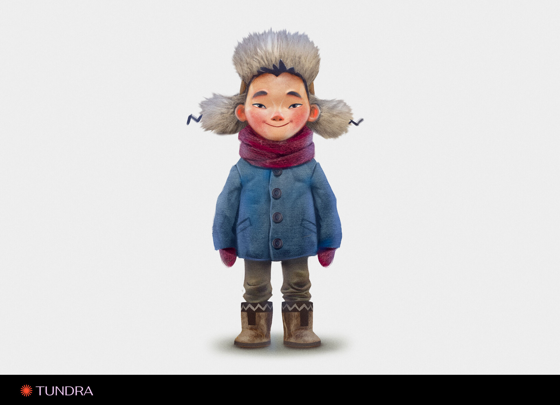 ArtStation - Character design for short animation "The Bull of Cold"