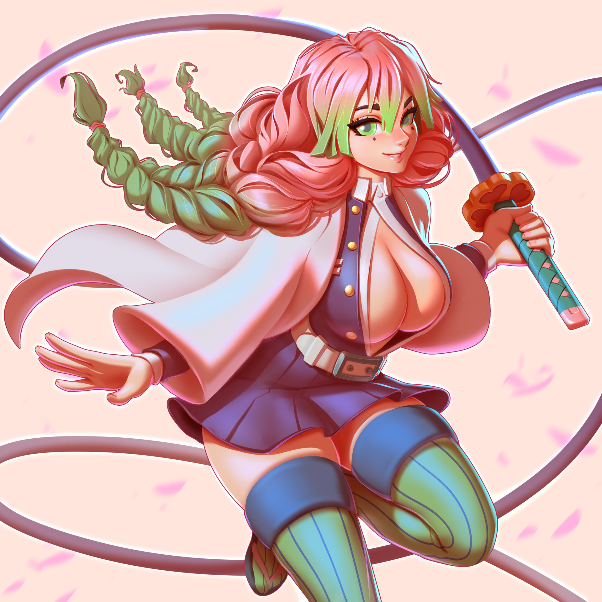 ArtStation - Mitsuri Kanroji Fanart