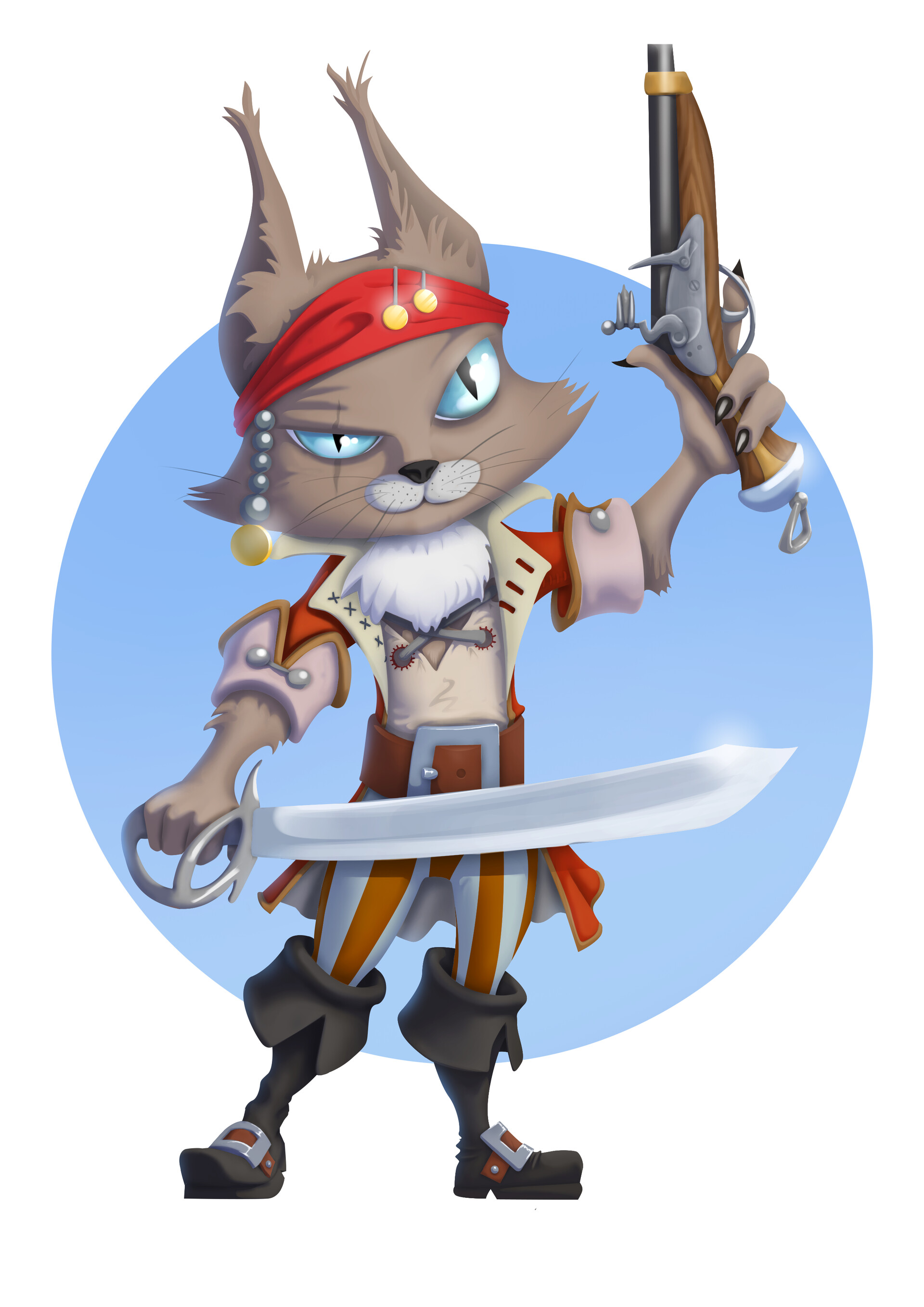 ArtStation - Cat pirate
