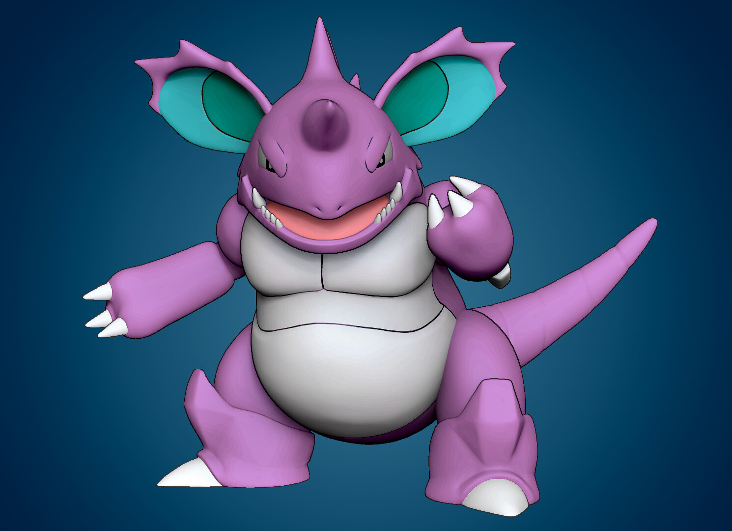 ArtStation - Nidoking Pokémon