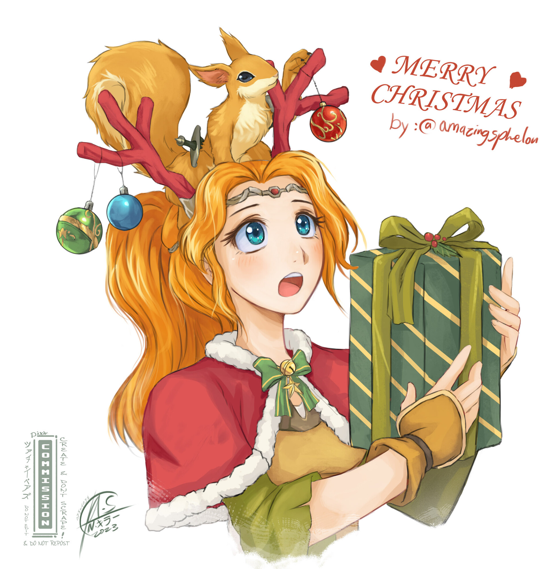 ArtStation - Merry Christmas Doodle