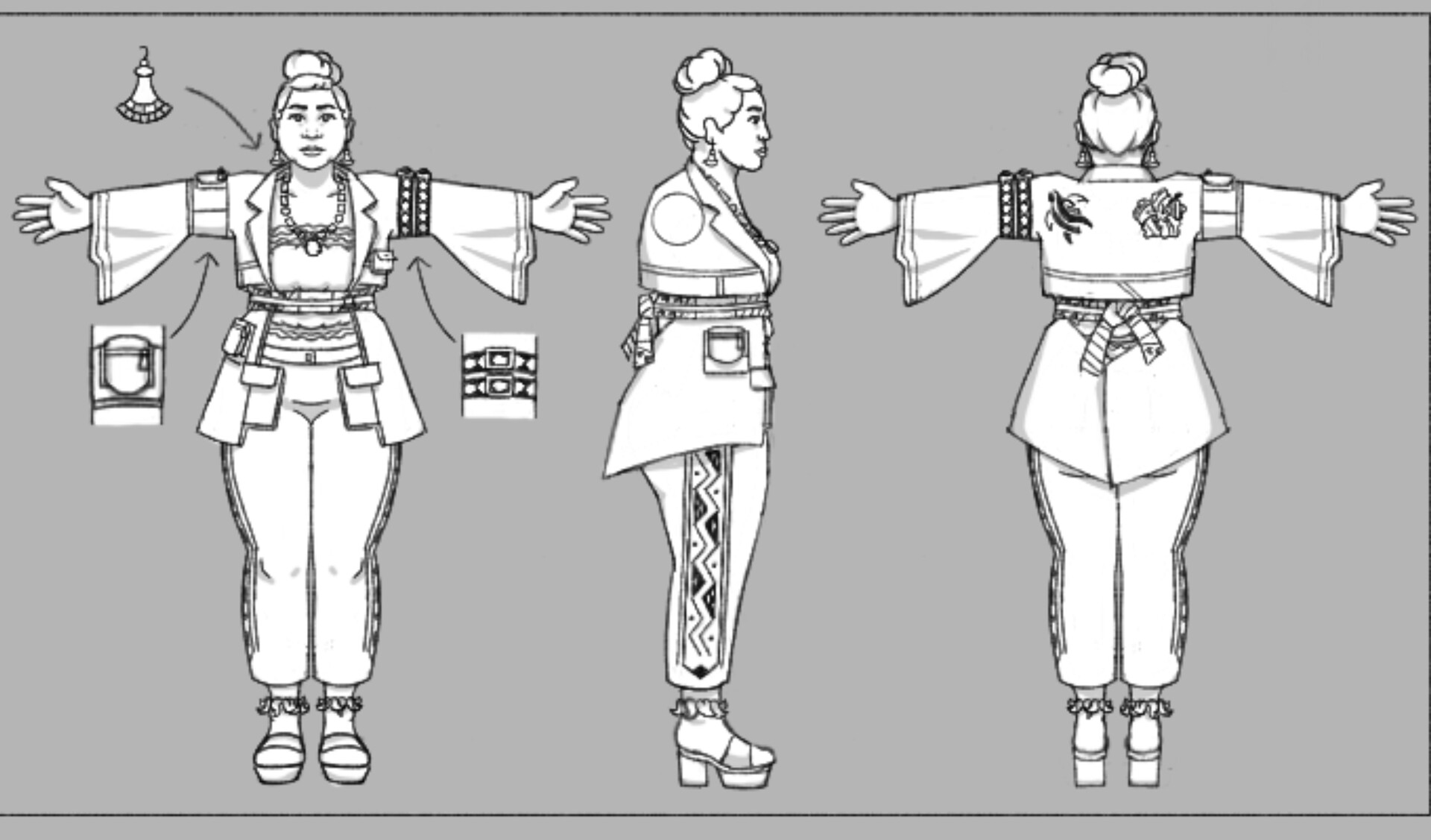 ArtStation - Cassie initial design