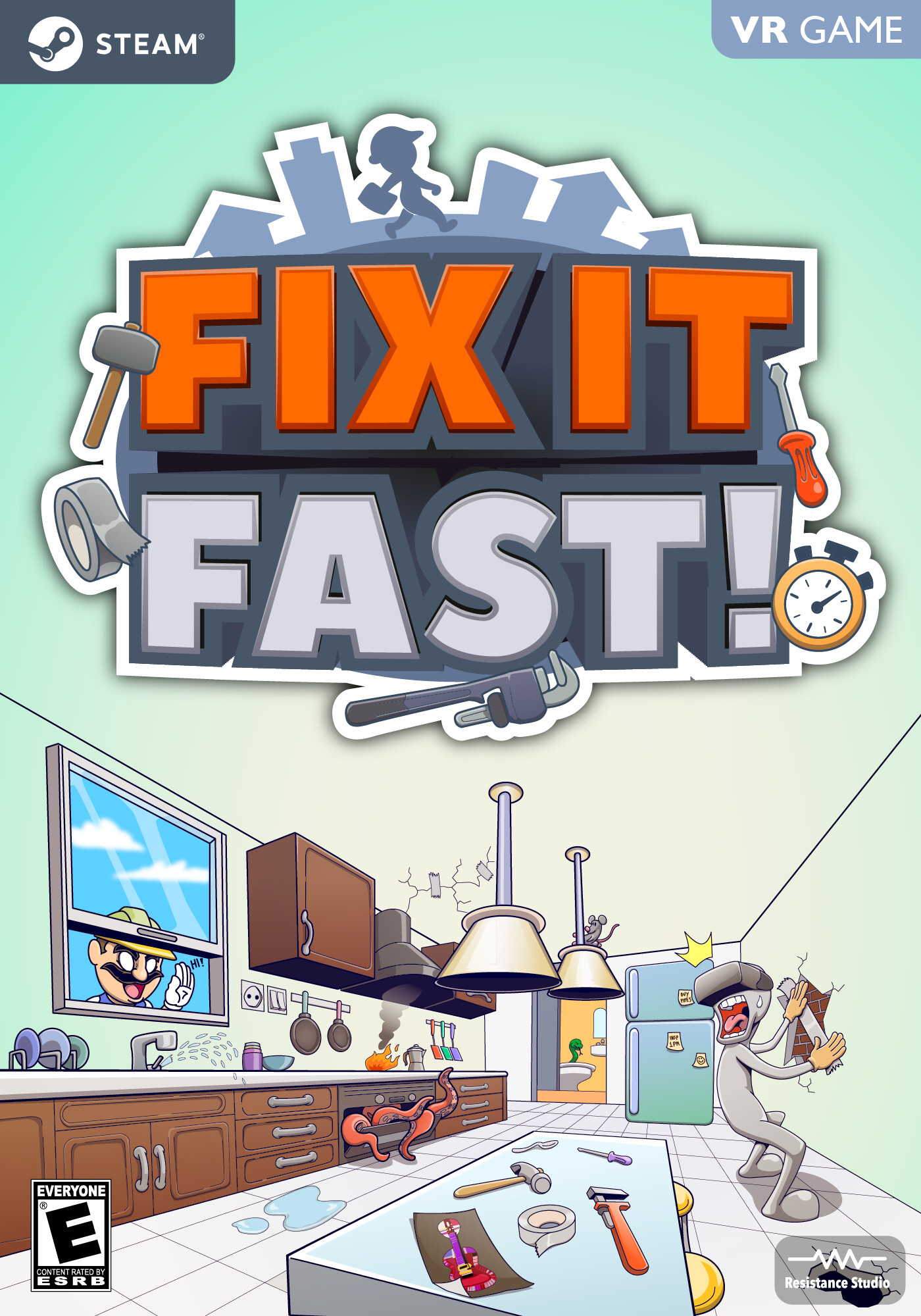 ArtStation - Fix It Fast Game Cover.
