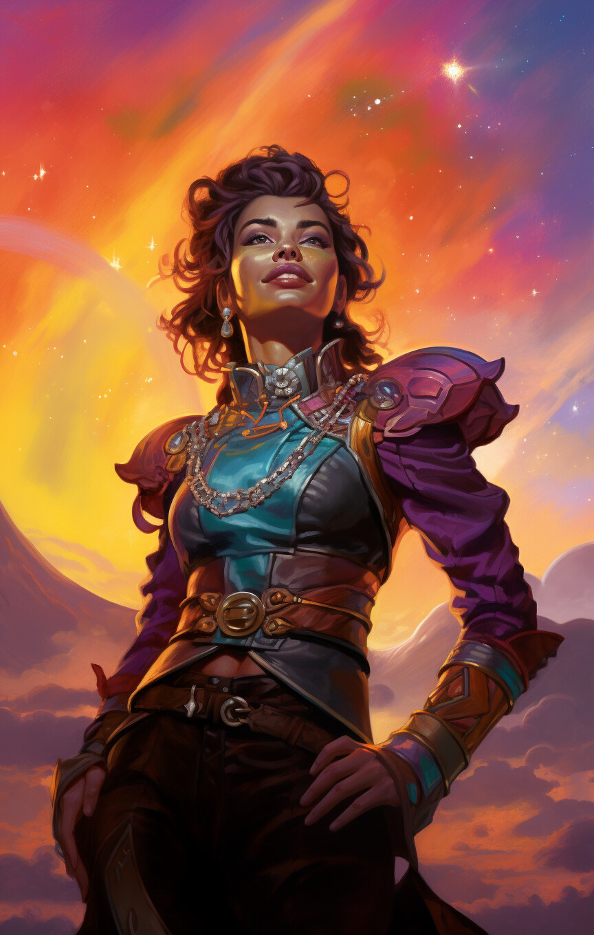 ArtStation - oldschool dnd fantasy female rogue