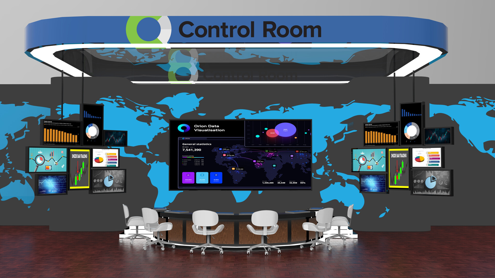 ArtStation - CONTROL ROOM MODEL