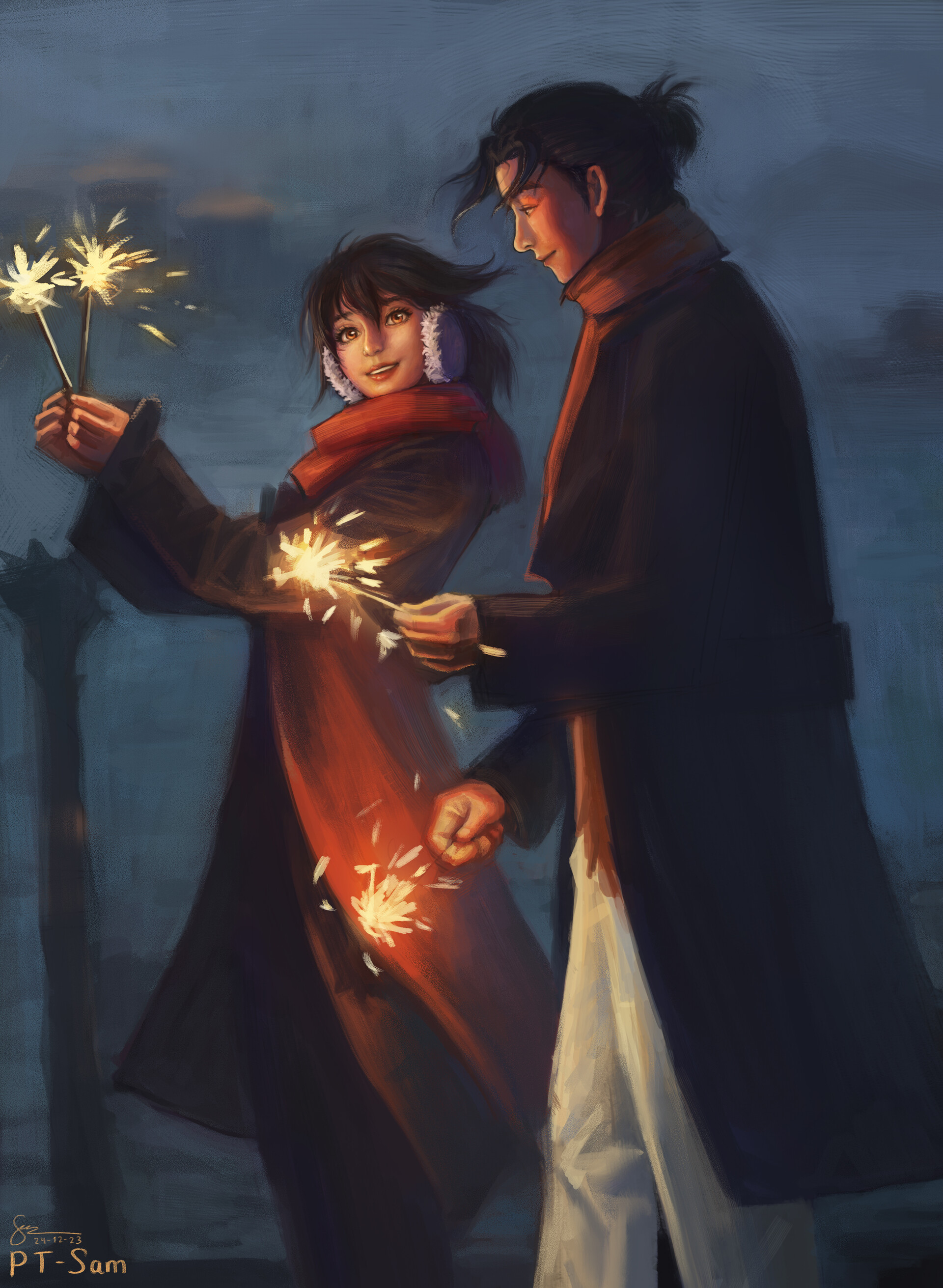 ArtStation - Fanart Eren&Mikasa