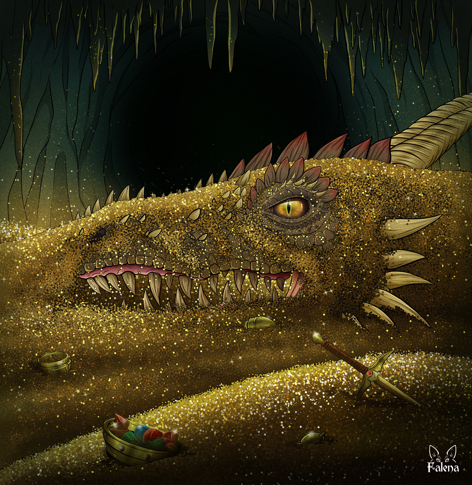 Tolkien Illustrations Smaug