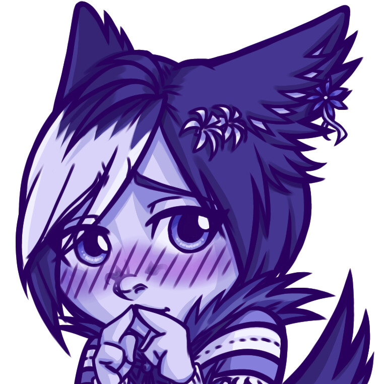 ArtStation - Myth Shy Discord Emoji - FF14 Digital Illustration (Dec. 2023)