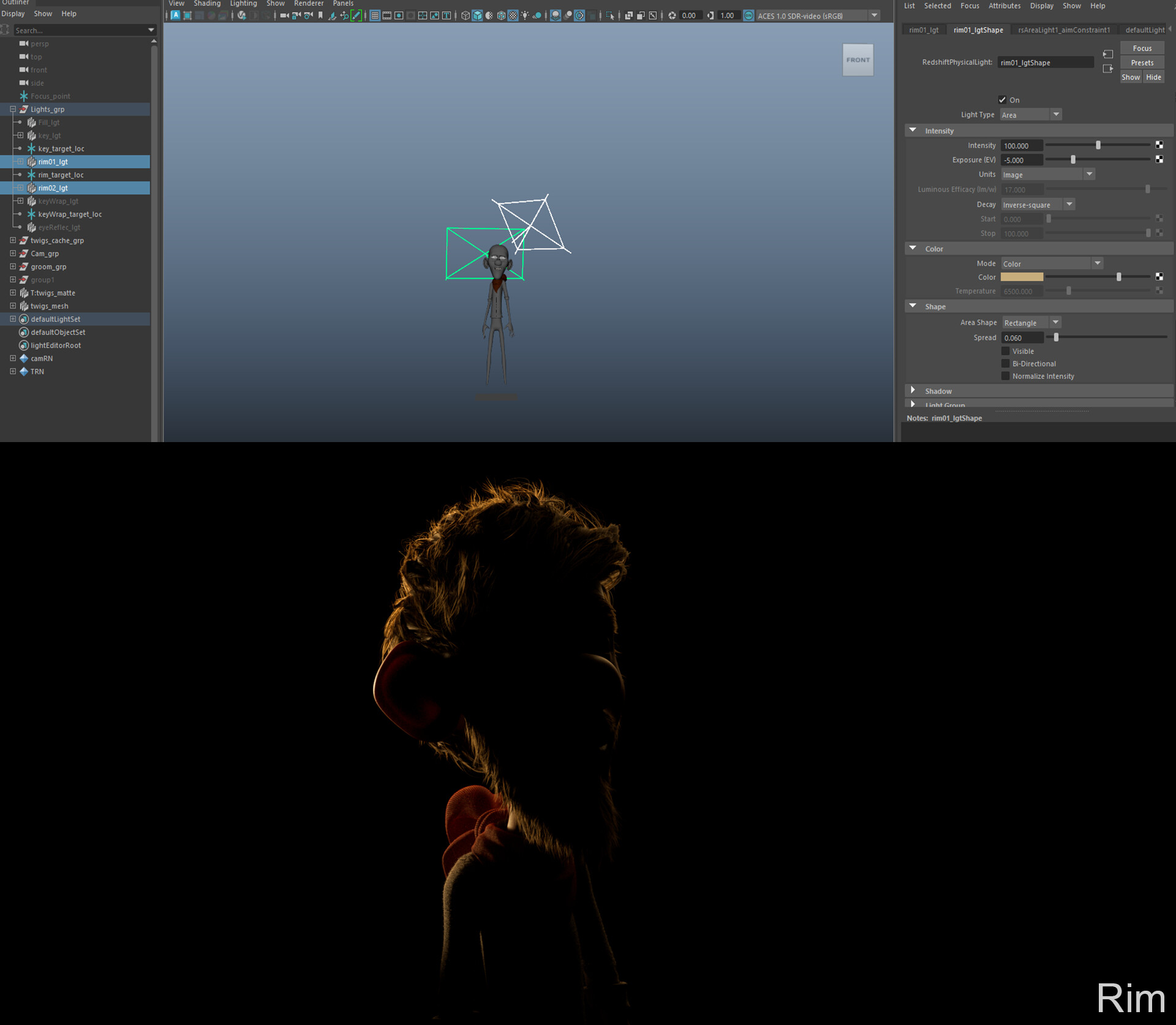 Bipul Timsina - 02 Character Lighting Study - Low-Key Lighting