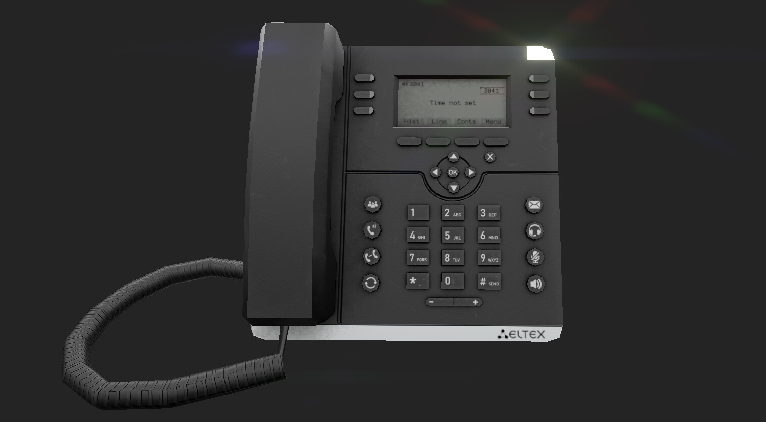 ArtStation - Low poly "Eltex VP-15" IP phone