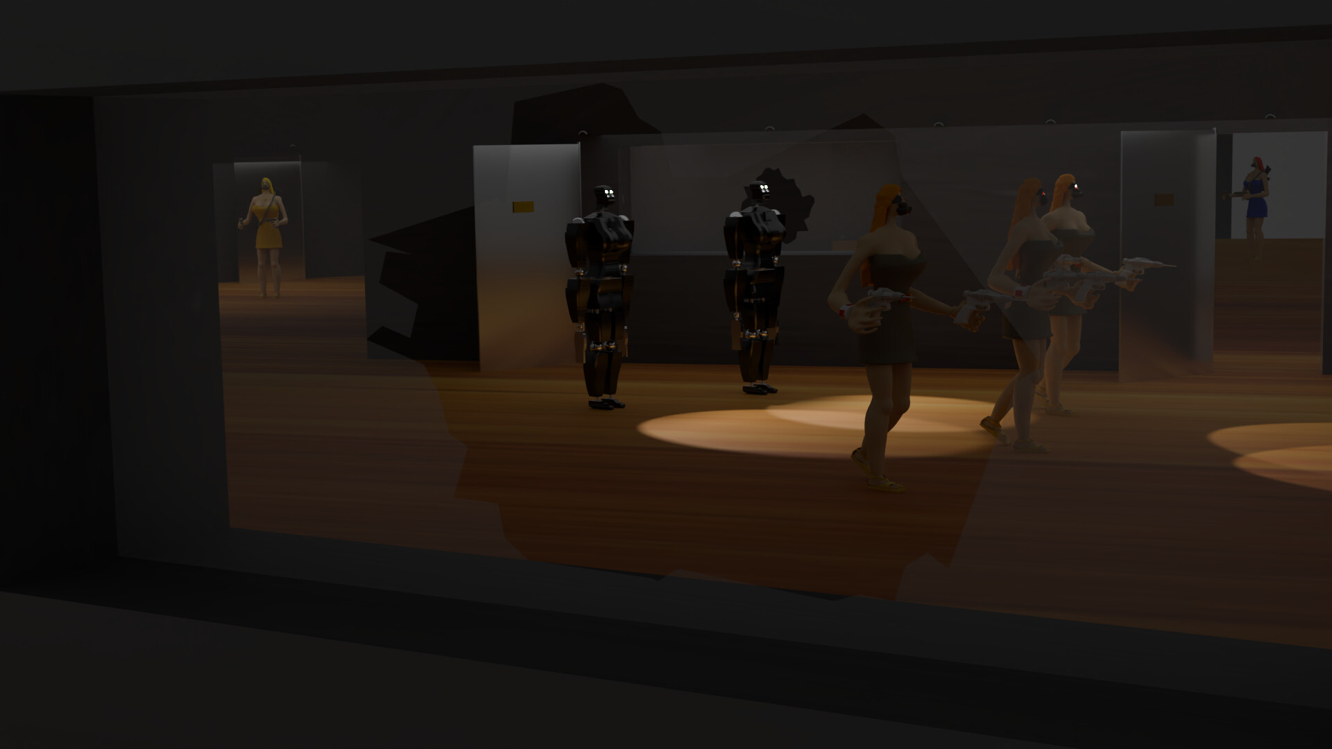 ArtStation - Laboratory escape 3D scene 1920 * 1080 v2