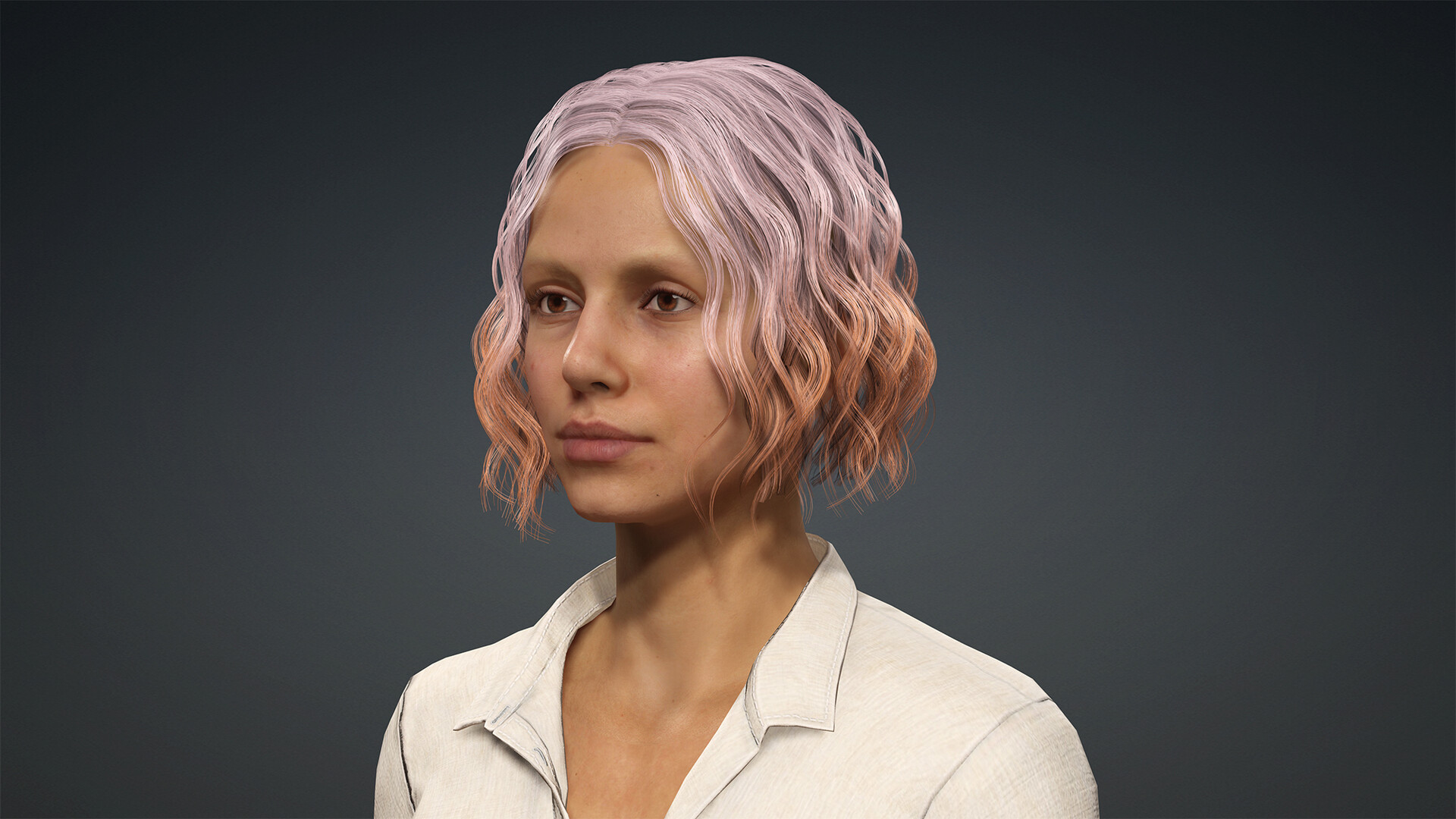 ArtStation - Hair card and character design